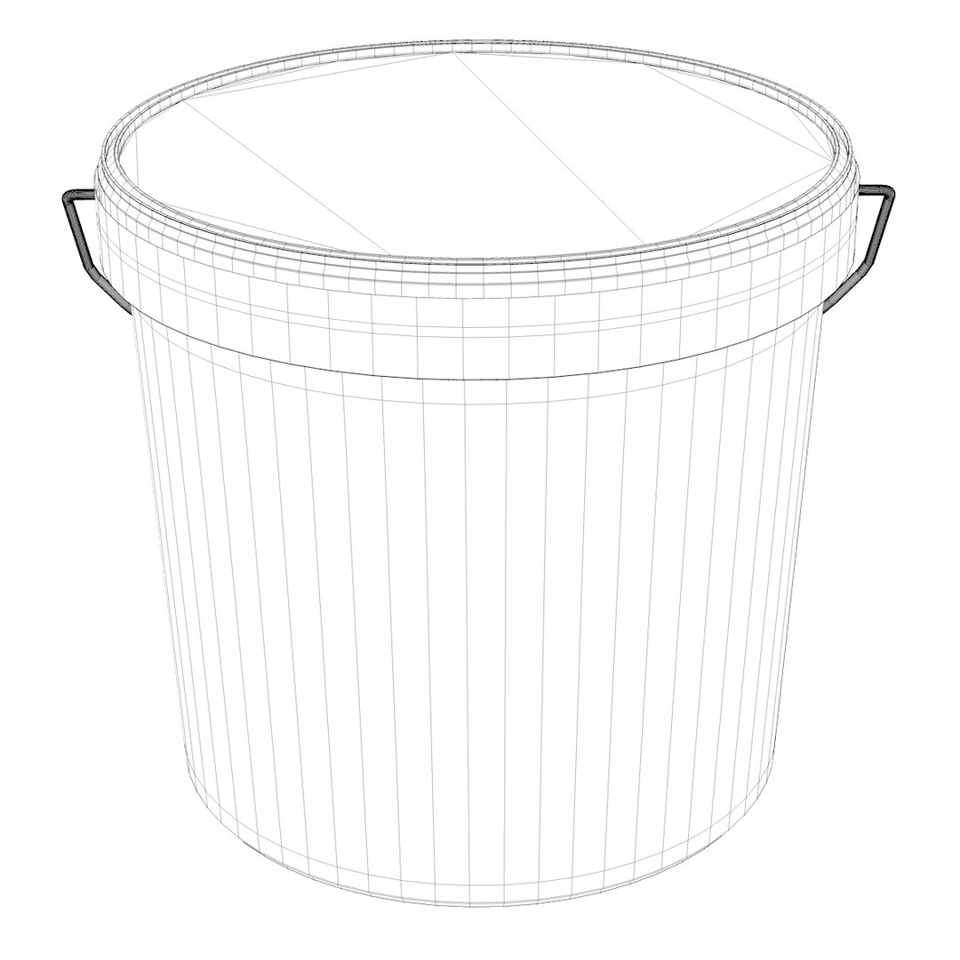 Plastic Bucket 3D model - TurboSquid 2061315
