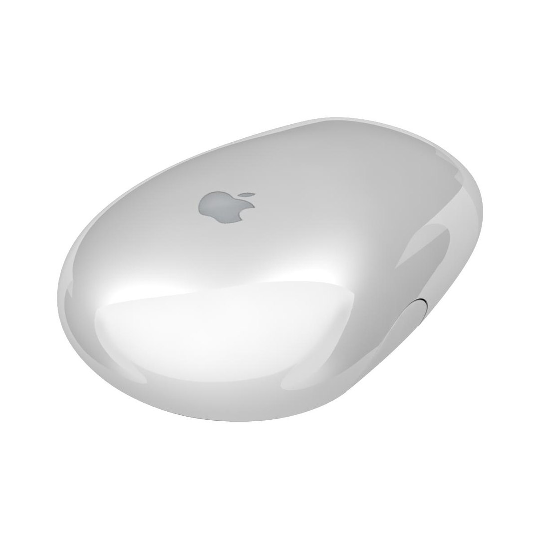 3d apple wireless mighty mouse model