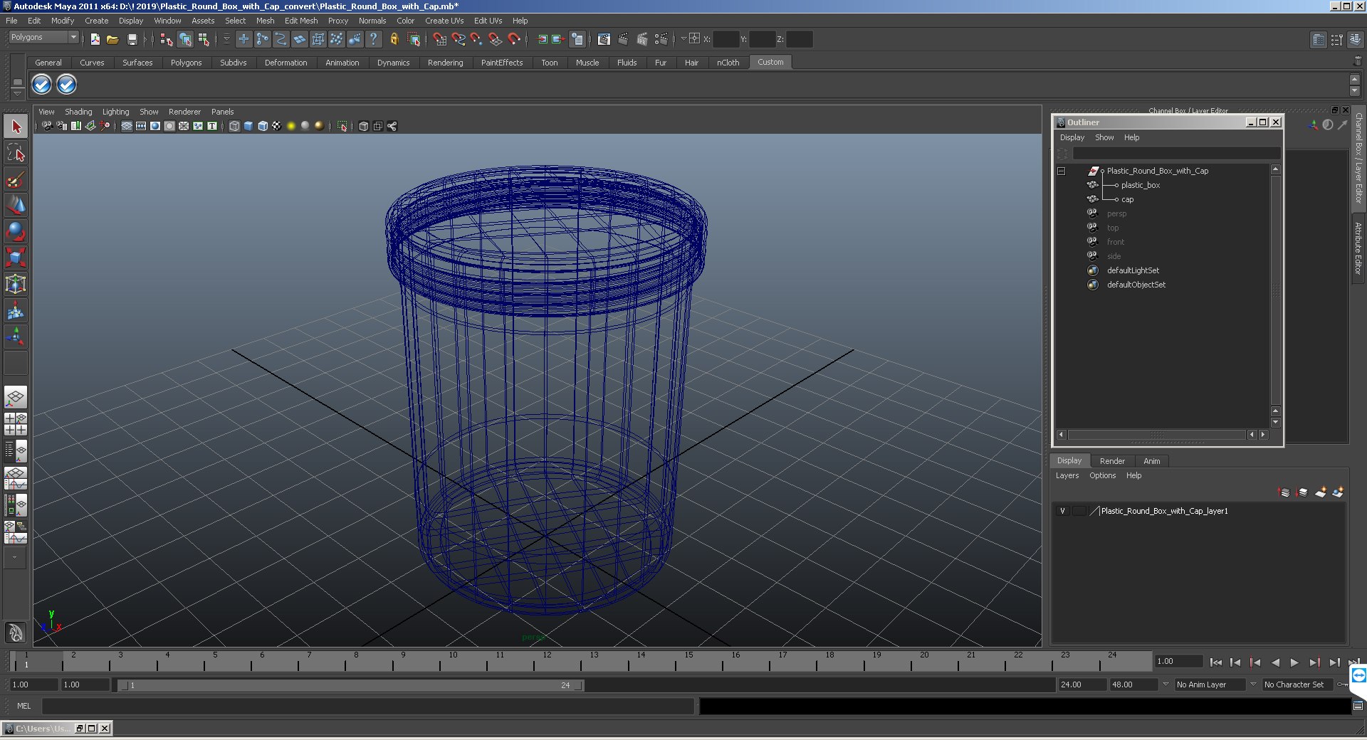 3D Plastic Box Cap - TurboSquid 1446421