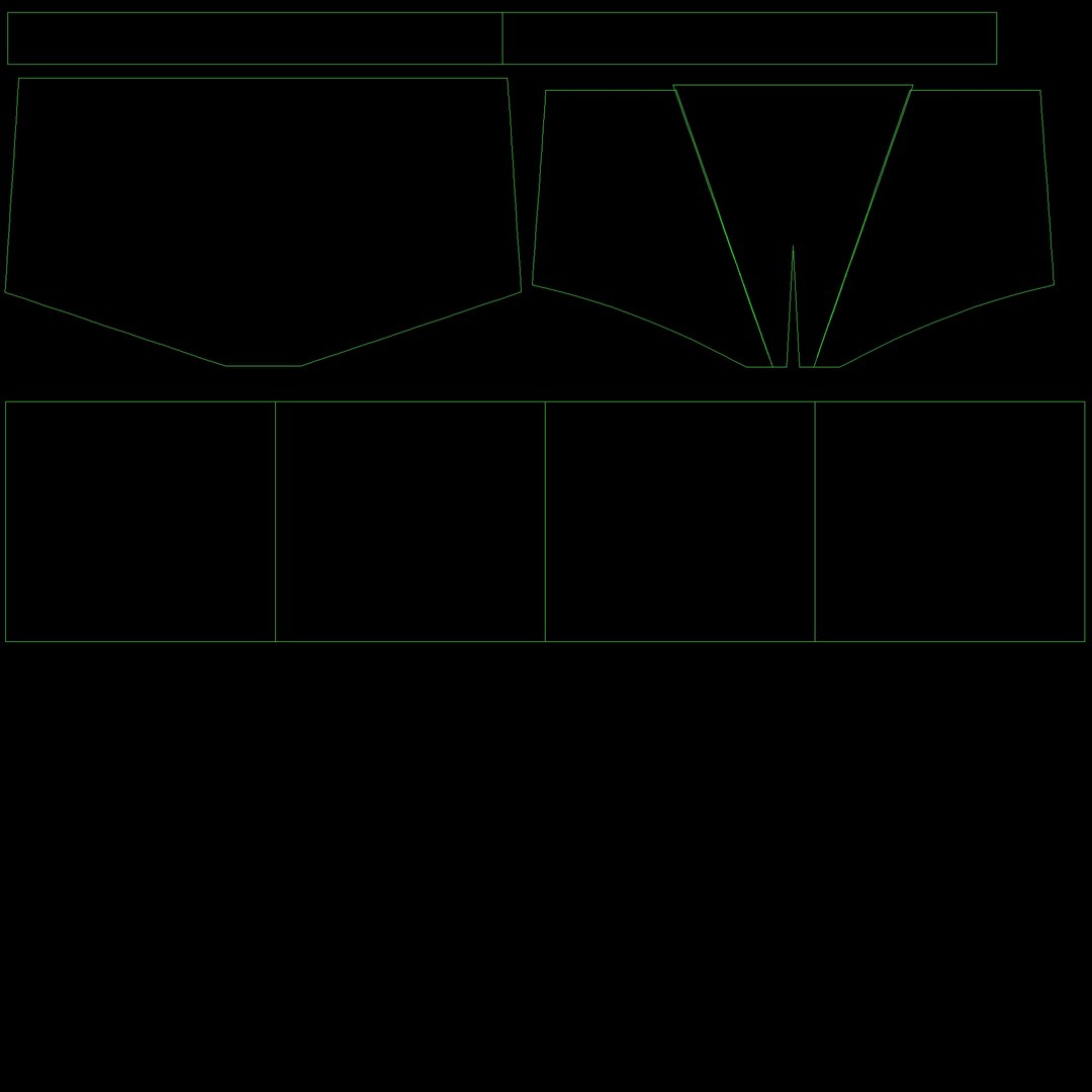 3d Model Set Boxer Shorts