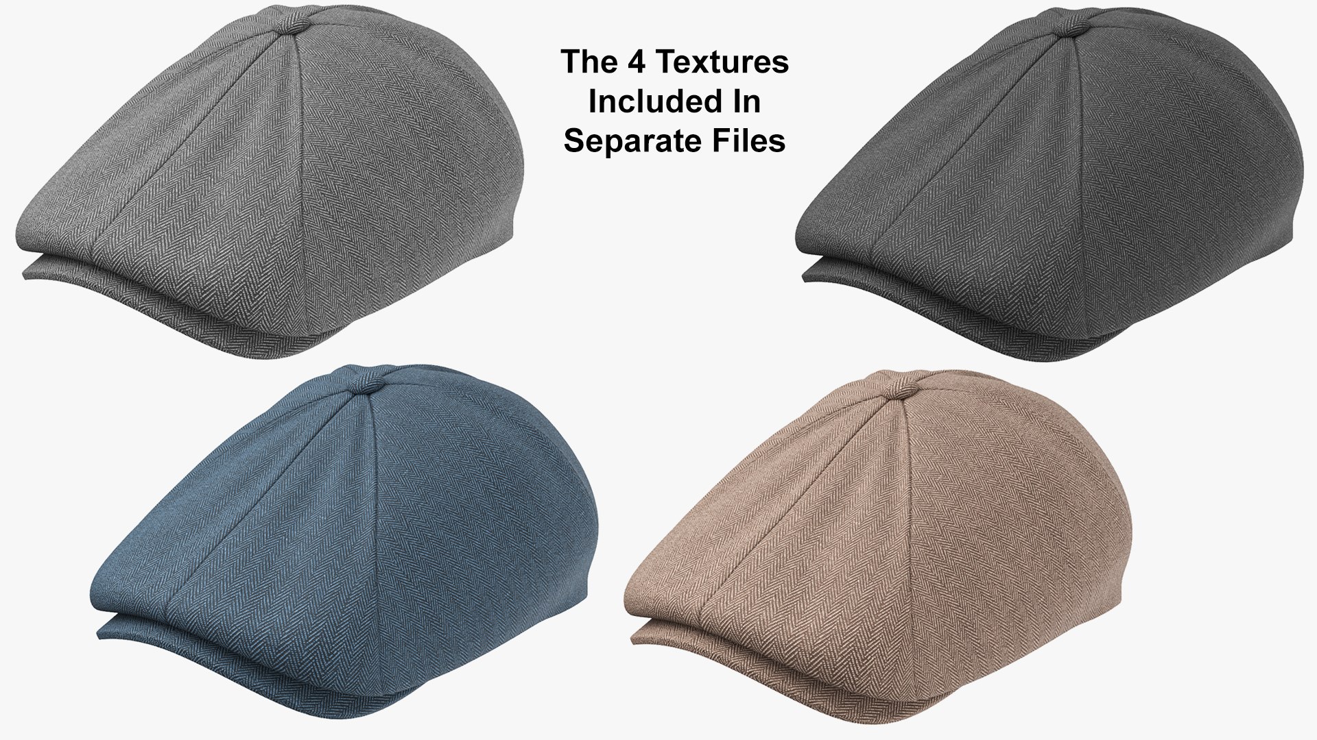 Flat Cap 01 3D Model - TurboSquid 2349008