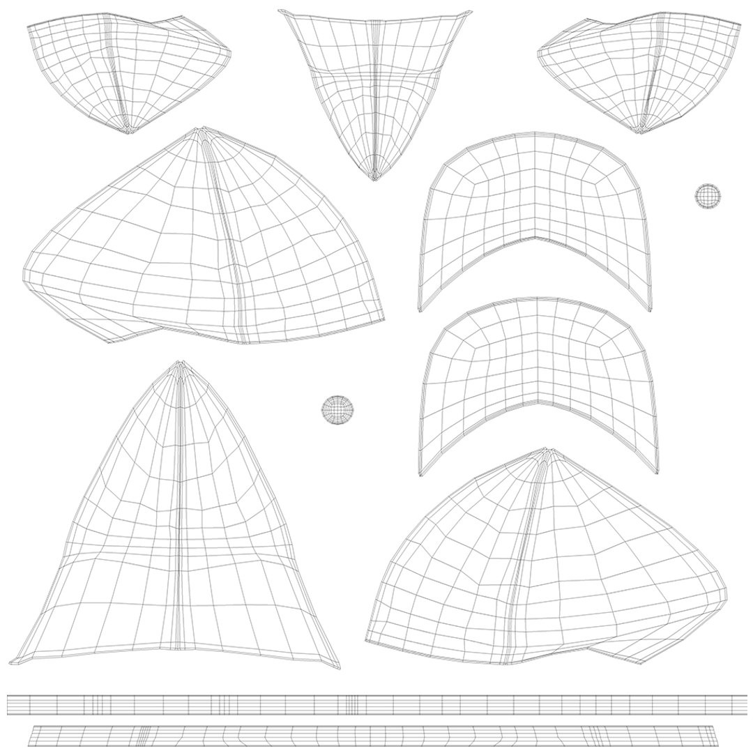 Flat Cap 01 3D Model - TurboSquid 2349008