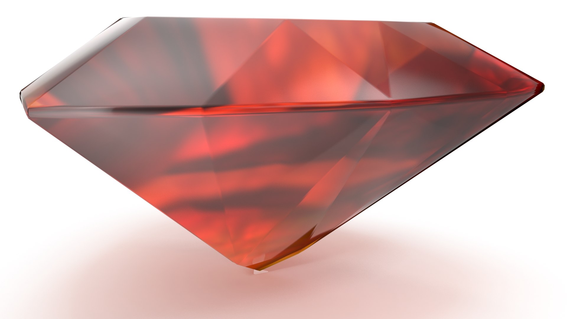 Shield Cut Amber model - TurboSquid 1876369