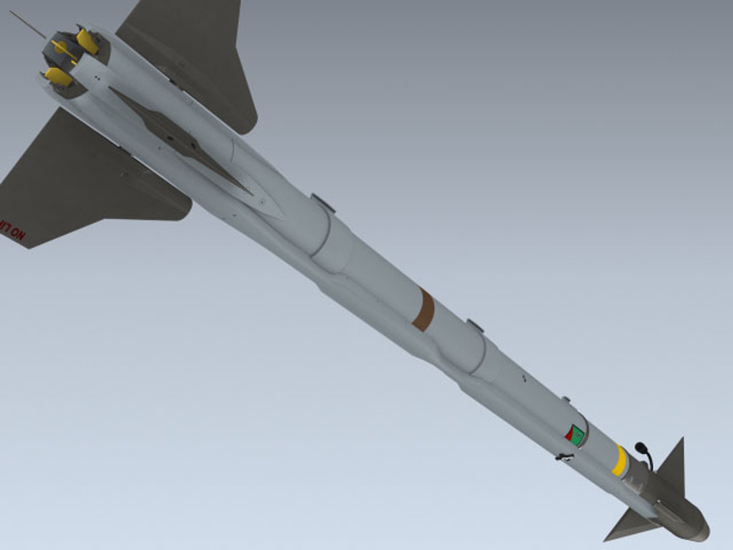 Aim-9x Sidewinder 3d Model