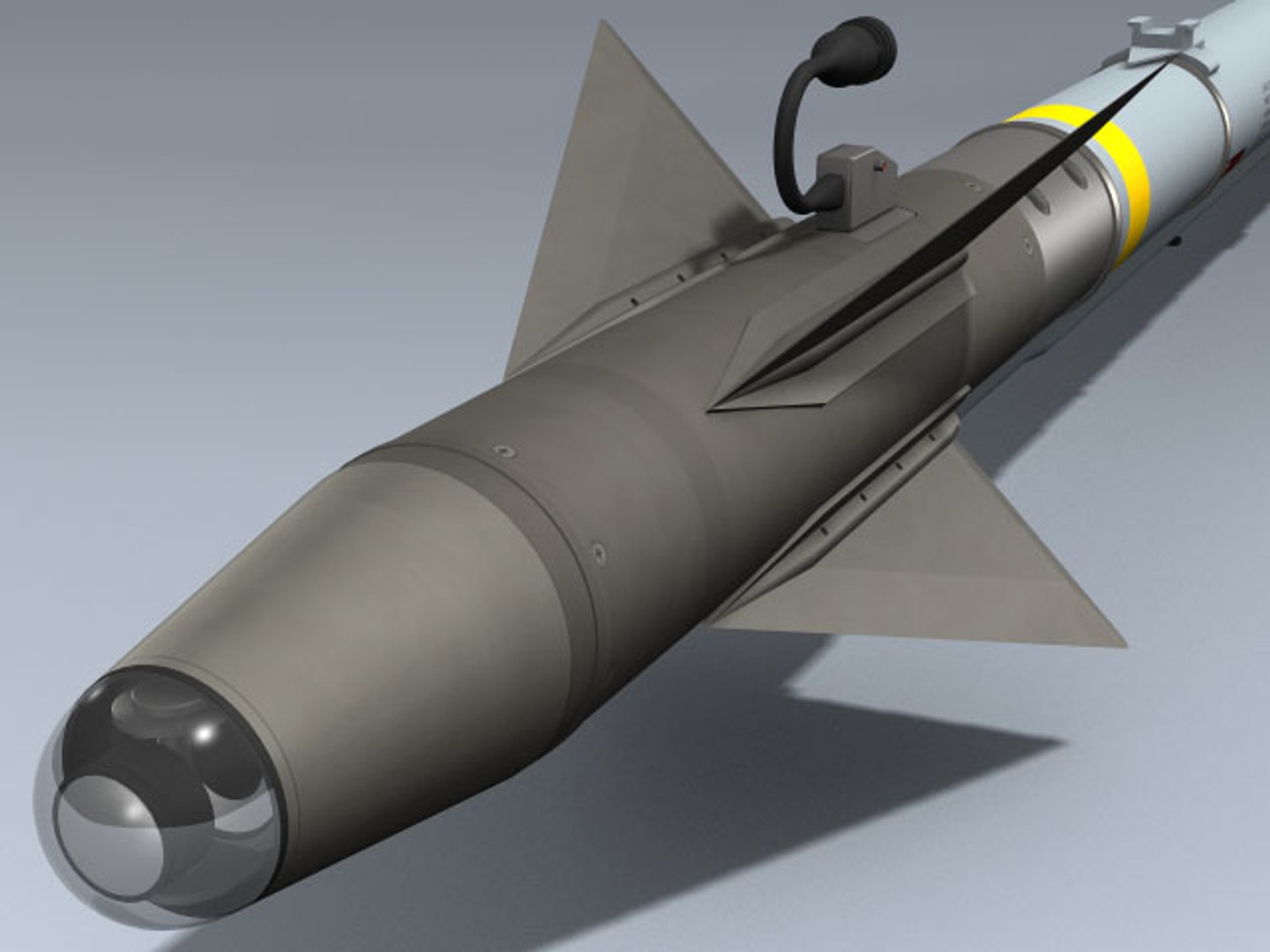 Aim-9x Sidewinder 3d Model