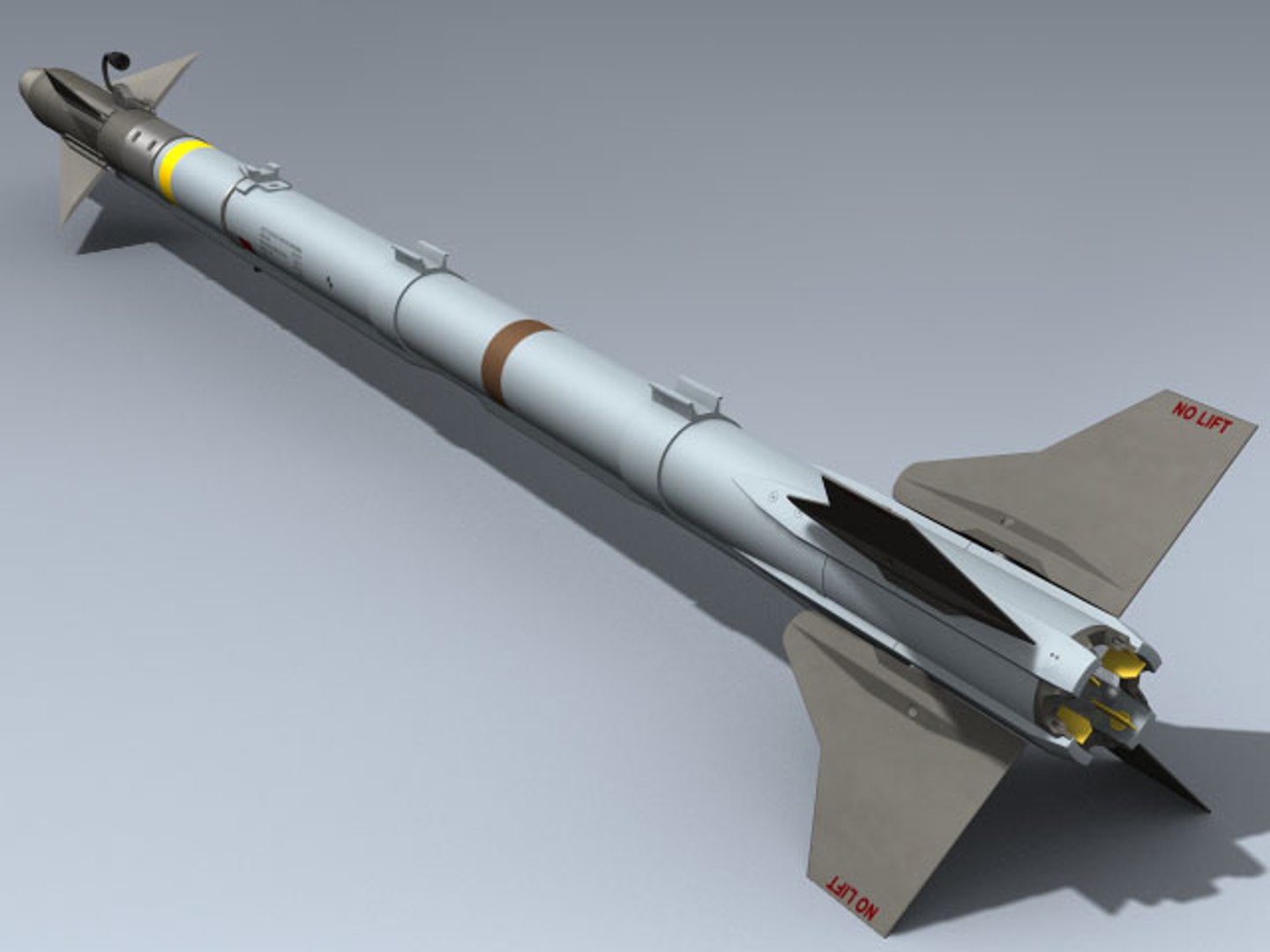 Aim-9x Sidewinder 3d Model