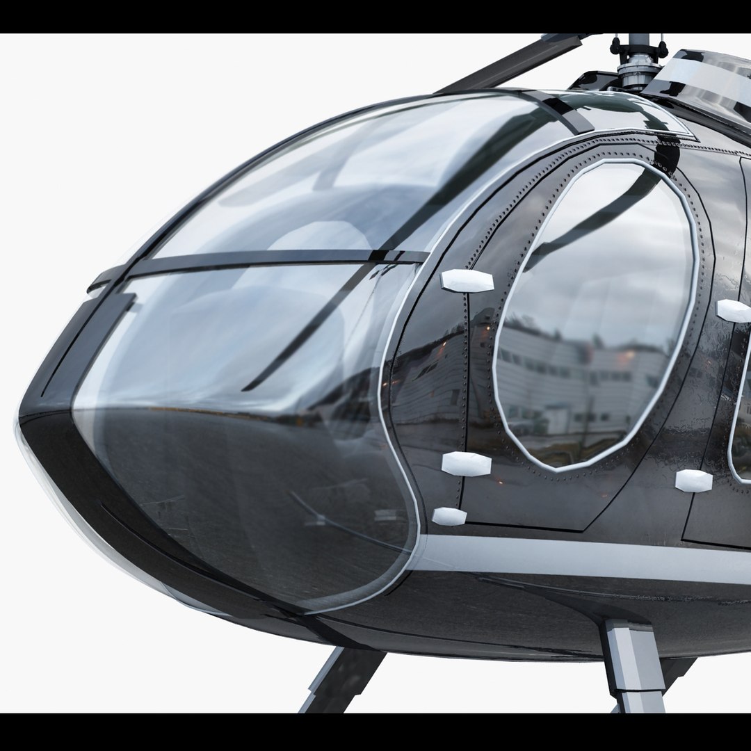 Md 530 Helicopter Interior 3ds