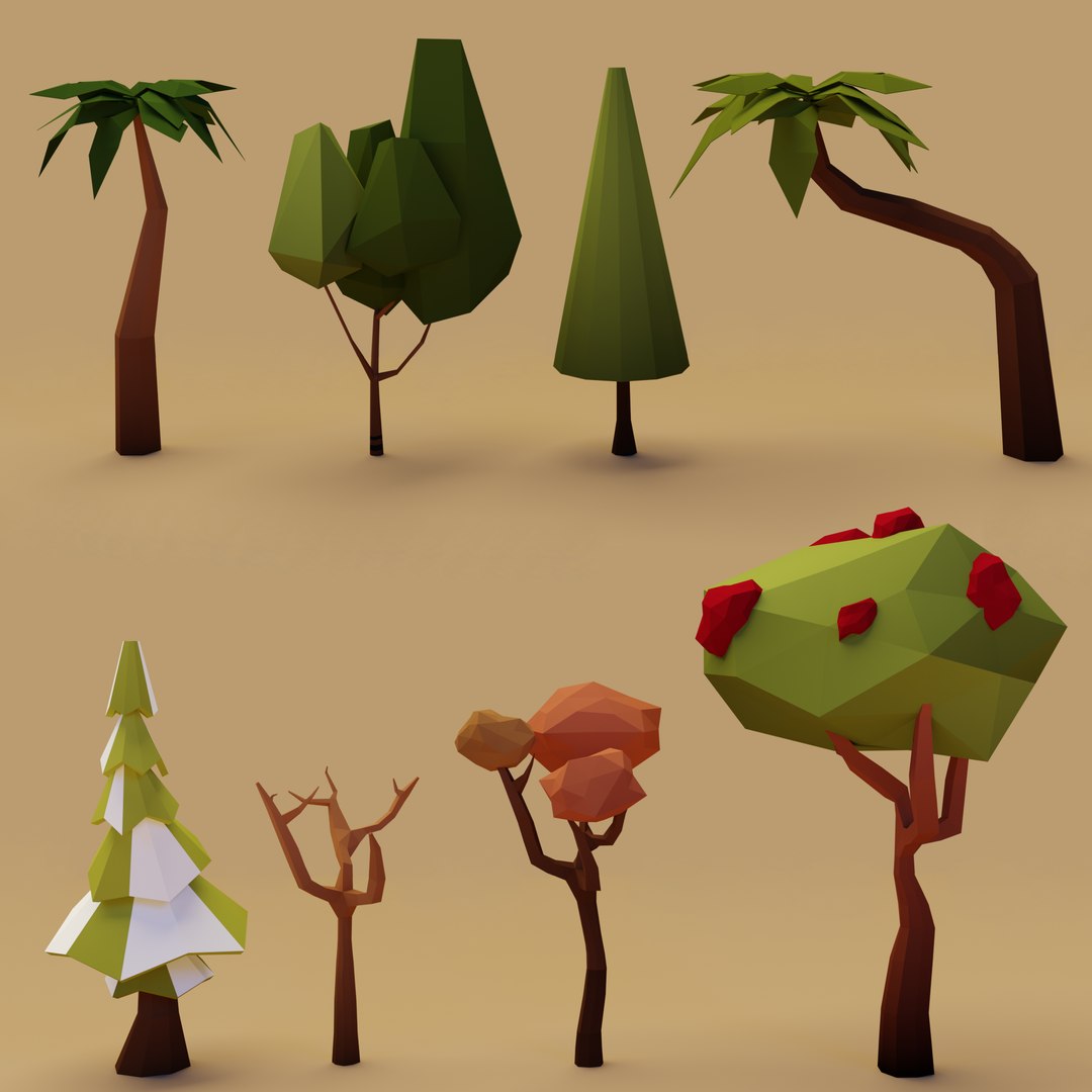 3D Enviroment Low Poly Model - TurboSquid 2157869