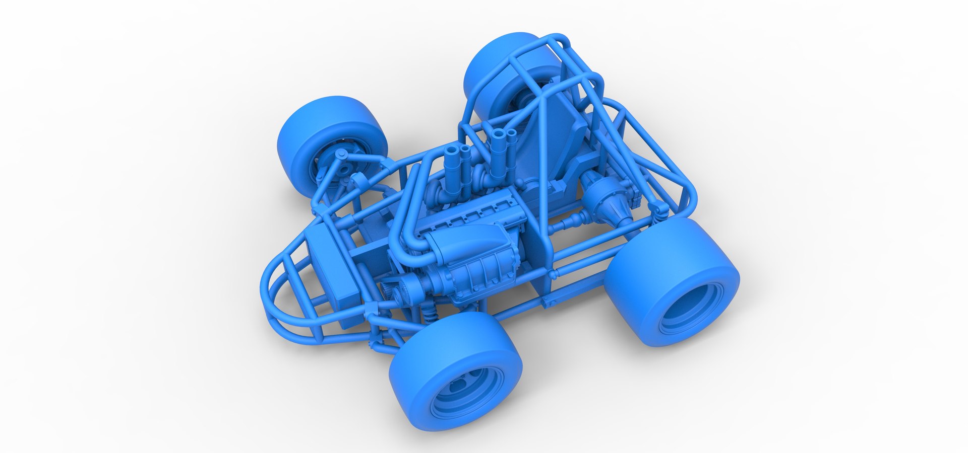 Diecast concept crazy kart Scale 1 to 25 model - TurboSquid 2076286