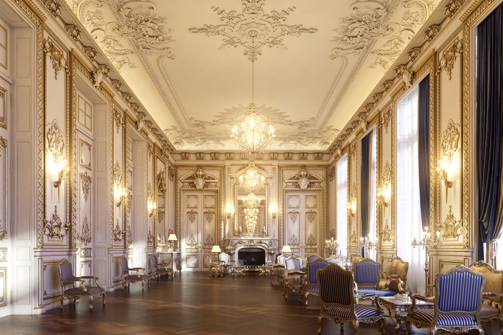 Interior Scene Vip Lounge 3d Max