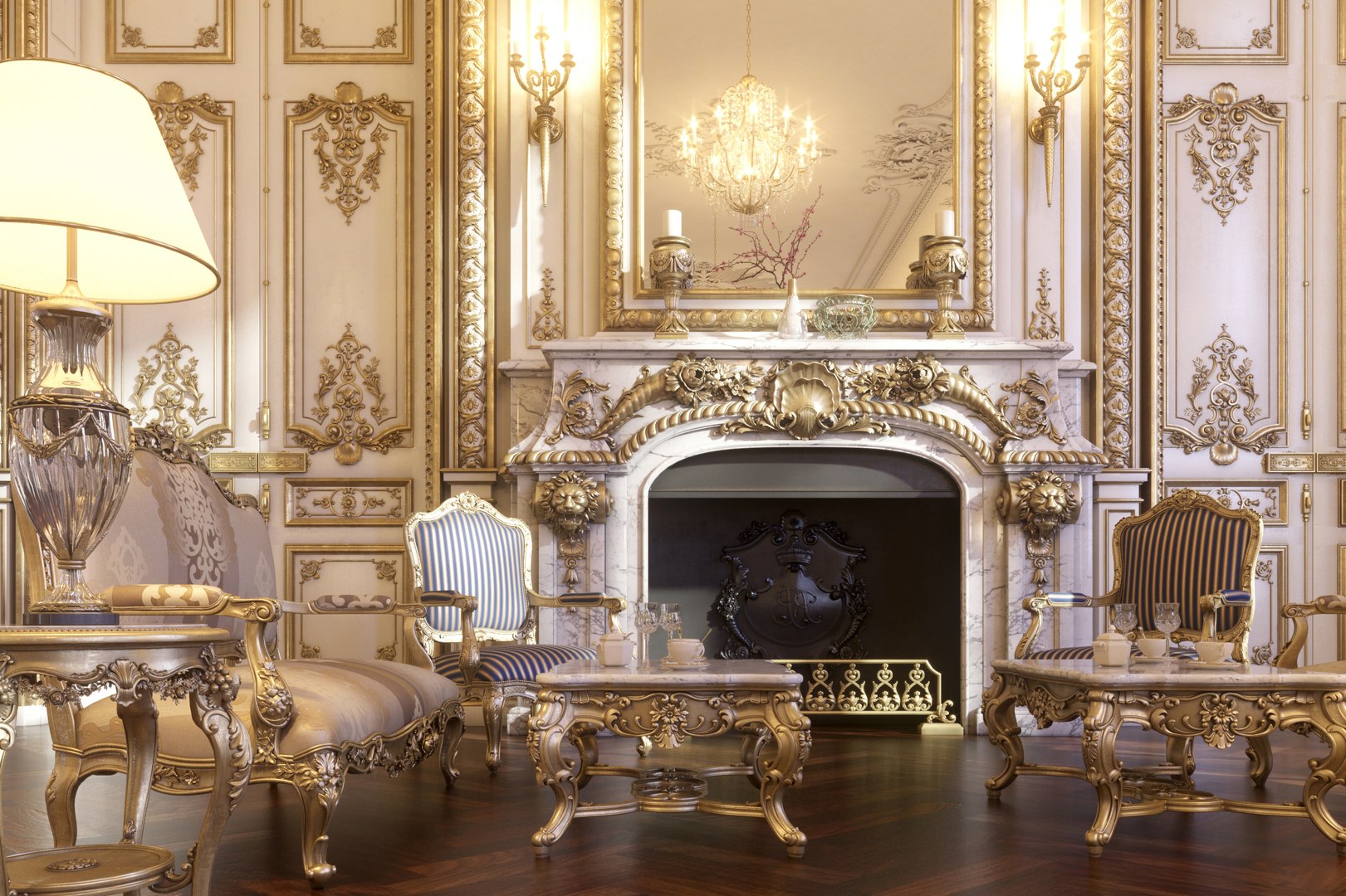 Interior Scene Vip Lounge 3d Max