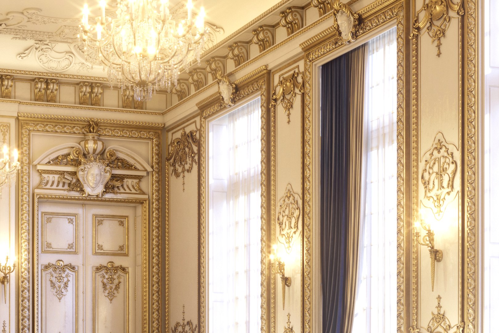 Interior Scene Vip Lounge 3d Max