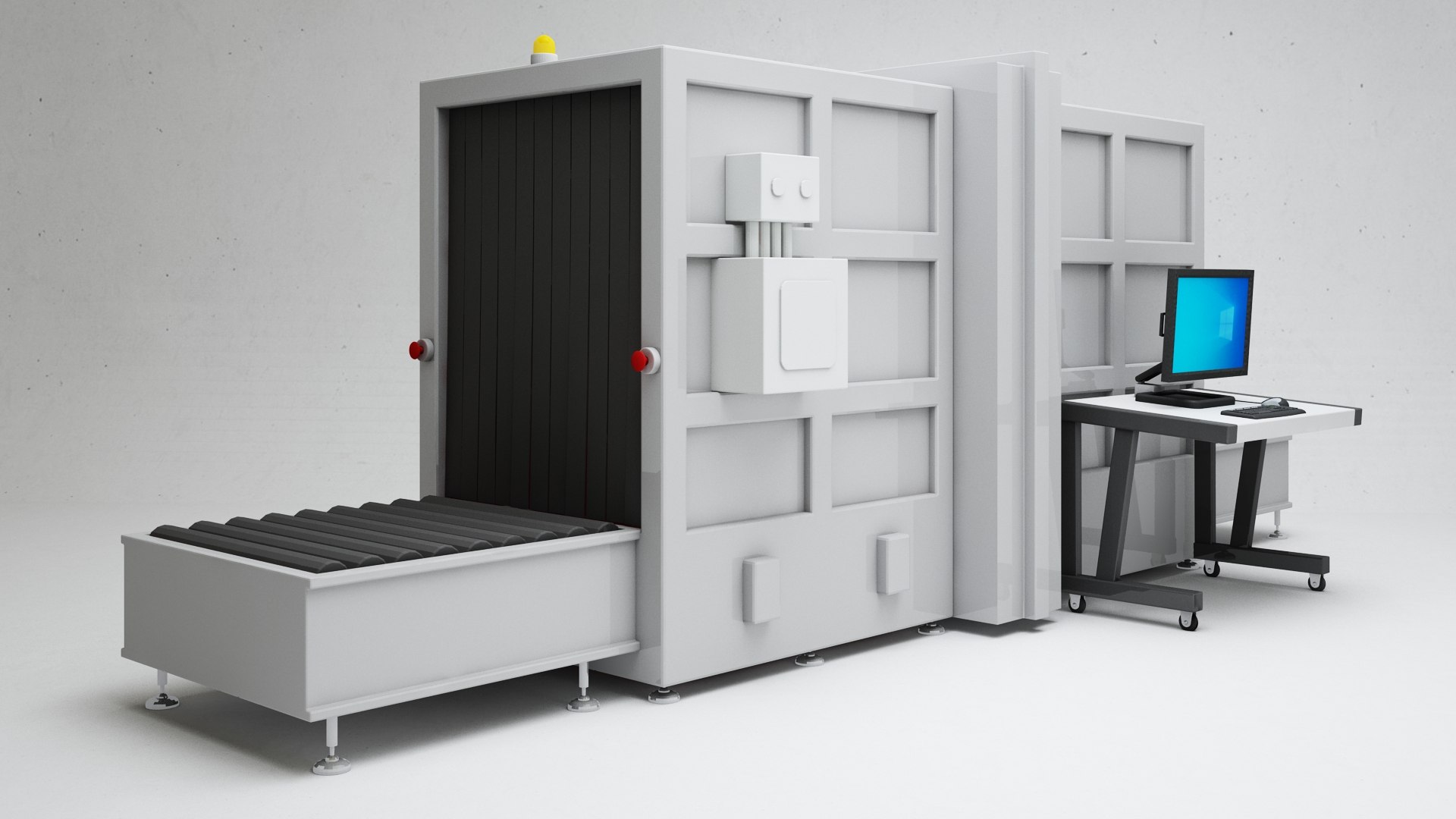 X-ray Scanner Luggage 3D Model - TurboSquid 1669718