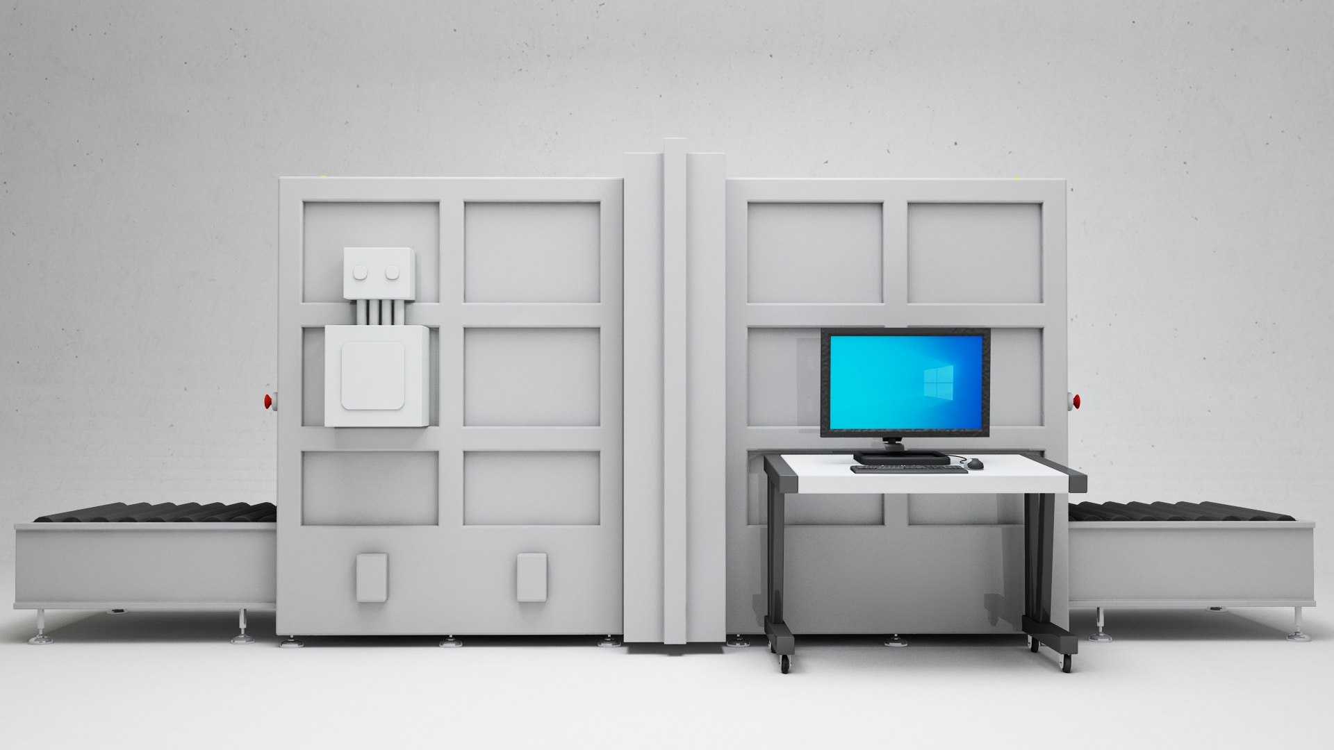 X-ray Scanner Luggage 3D Model - TurboSquid 1669718