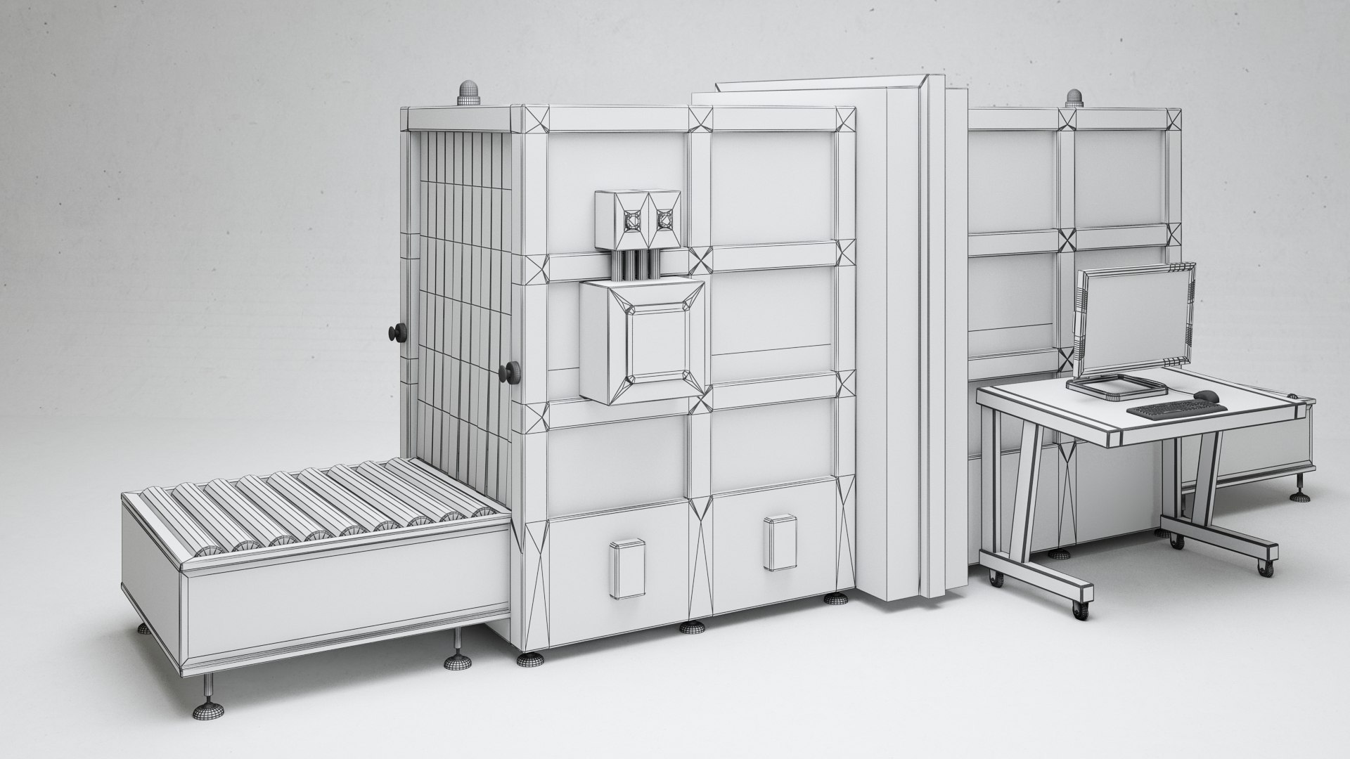 X-ray Scanner Luggage 3D Model - TurboSquid 1669718
