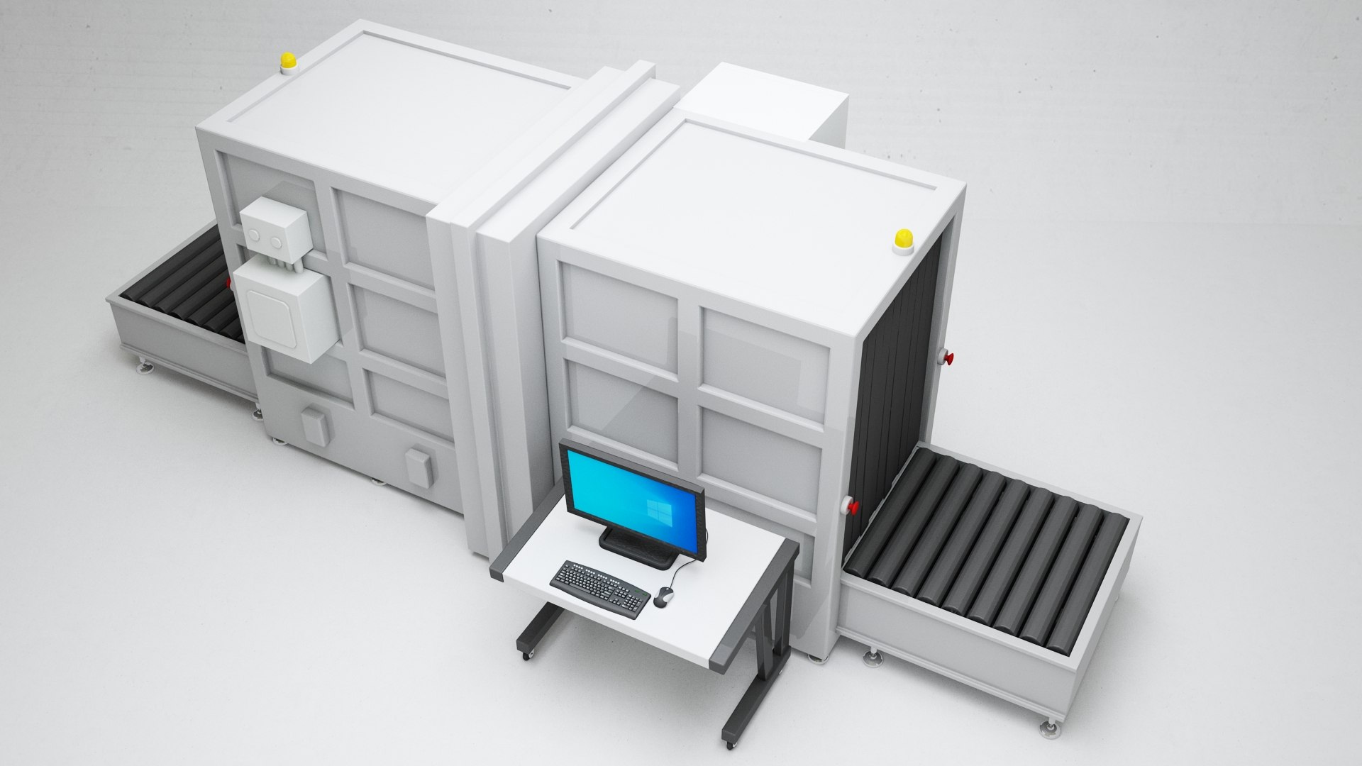 X-ray Scanner Luggage 3D Model - TurboSquid 1669718