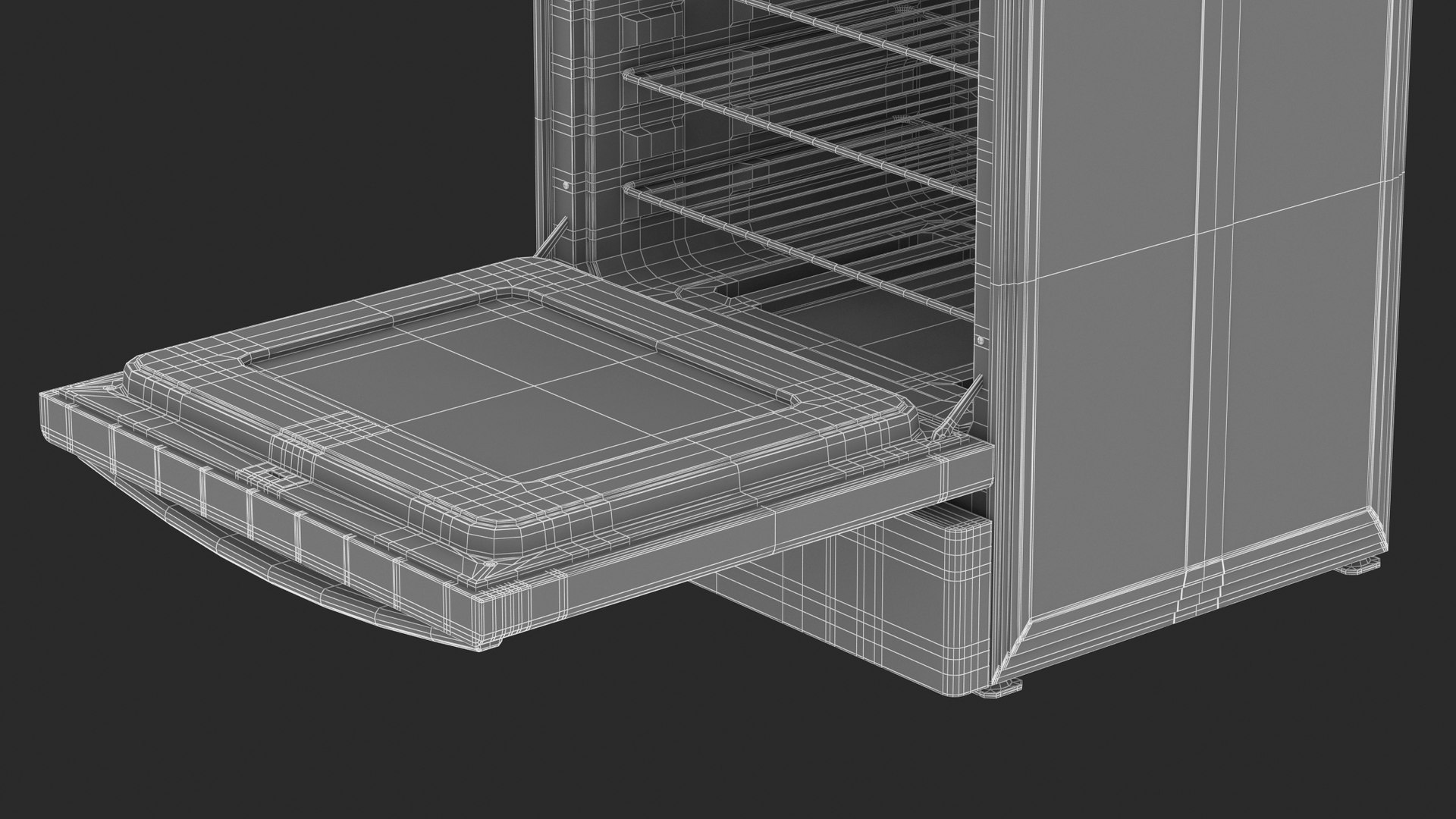 3D model range stainless convection - TurboSquid 1461378