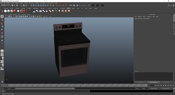 3D model range stainless convection - TurboSquid 1461378
