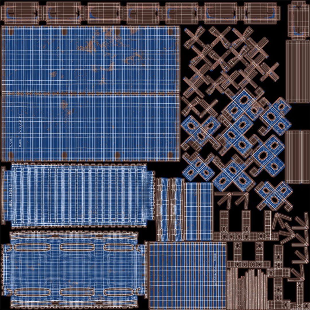 3D Rusted Shipping Container model - TurboSquid 1738365