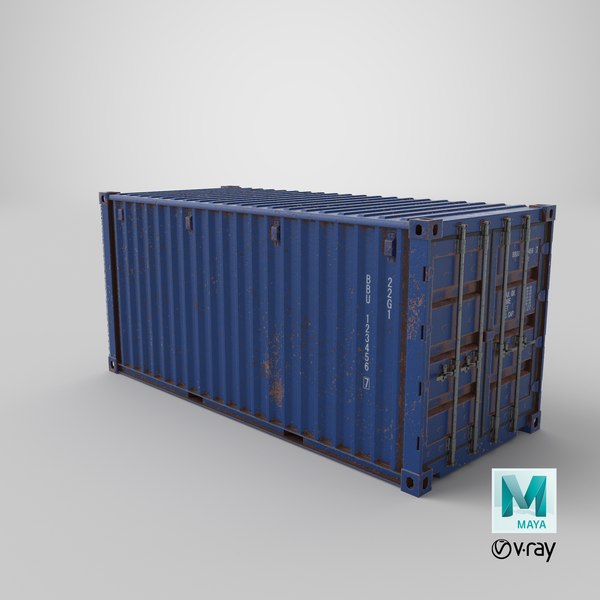 3D Rusted Shipping Container model - TurboSquid 1738365