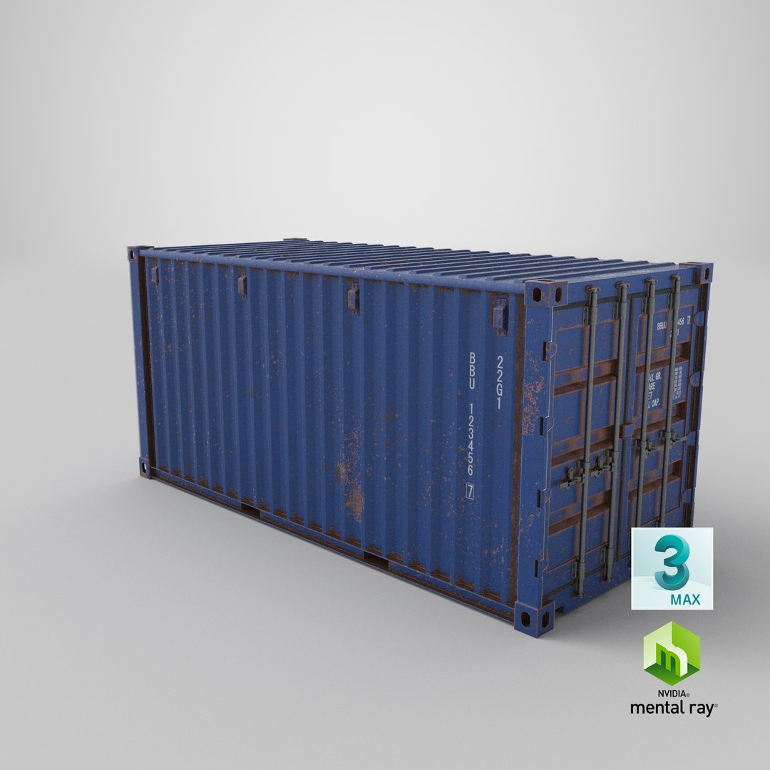 3D Rusted Shipping Container model - TurboSquid 1738365