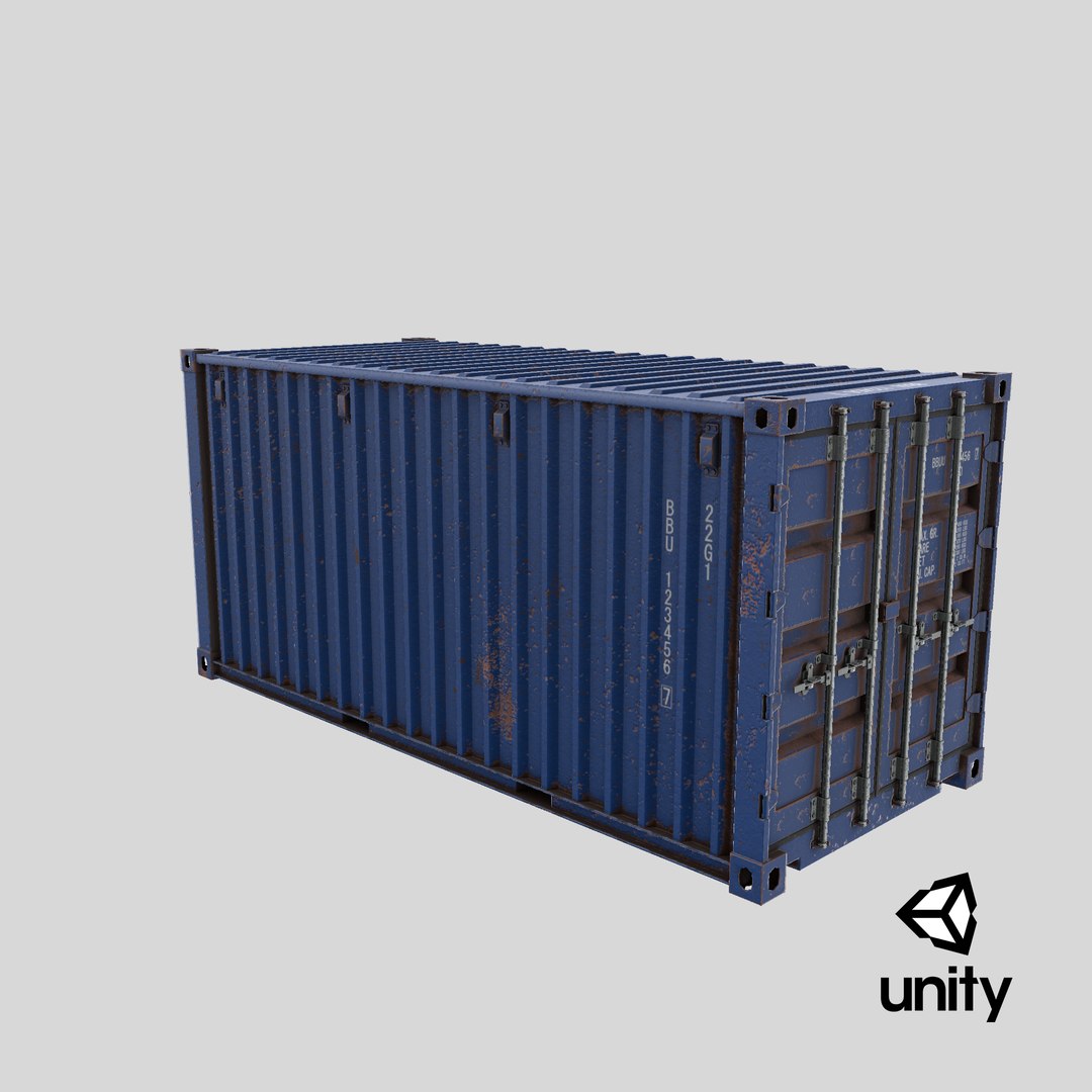 3D Rusted Shipping Container model - TurboSquid 1738365