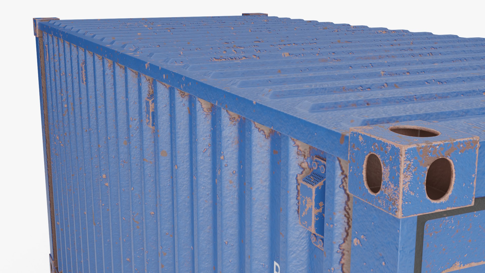 3D Rusted Shipping Container Model - TurboSquid 1738365