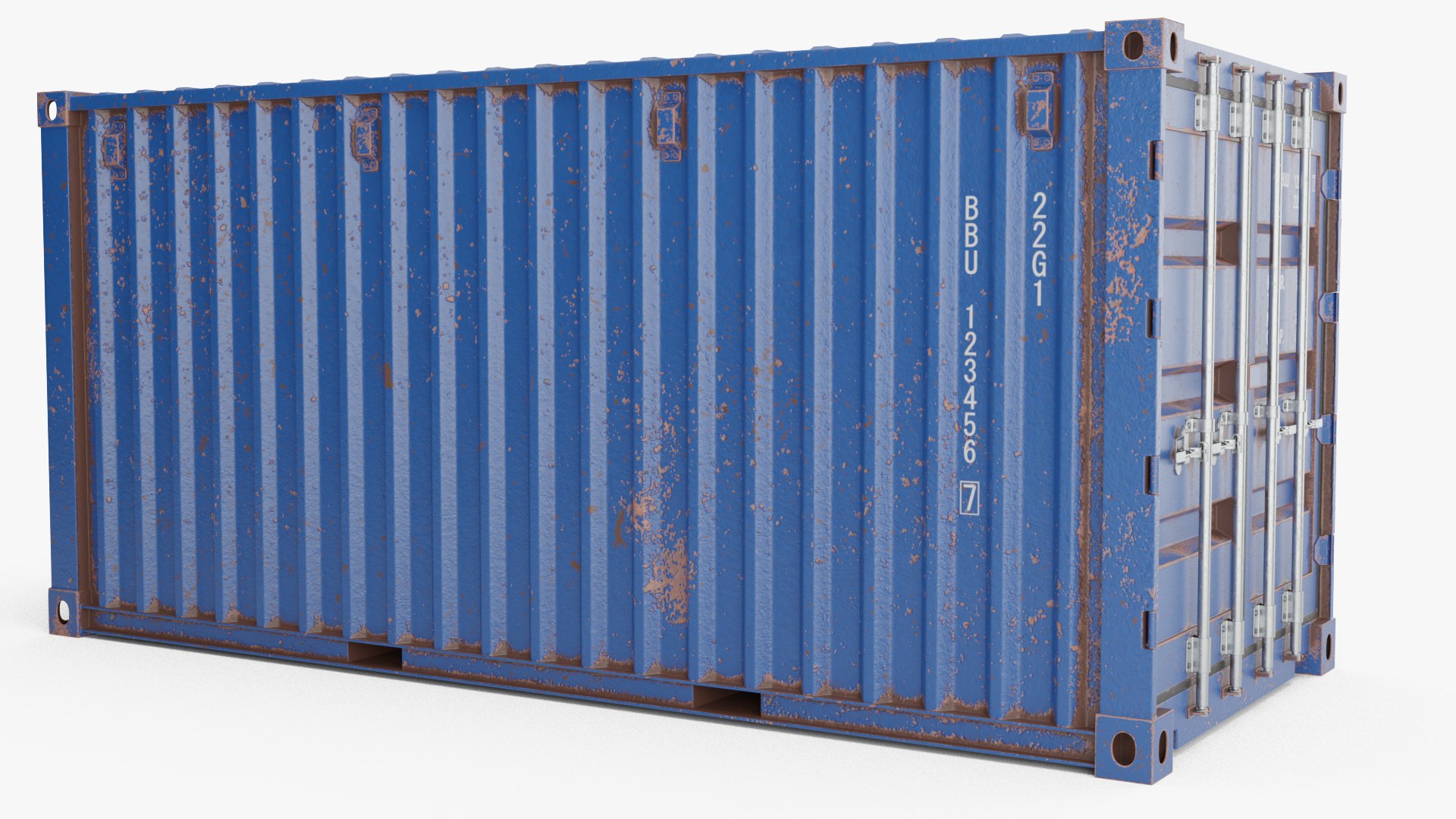 3D Rusted Shipping Container Model - TurboSquid 1738365