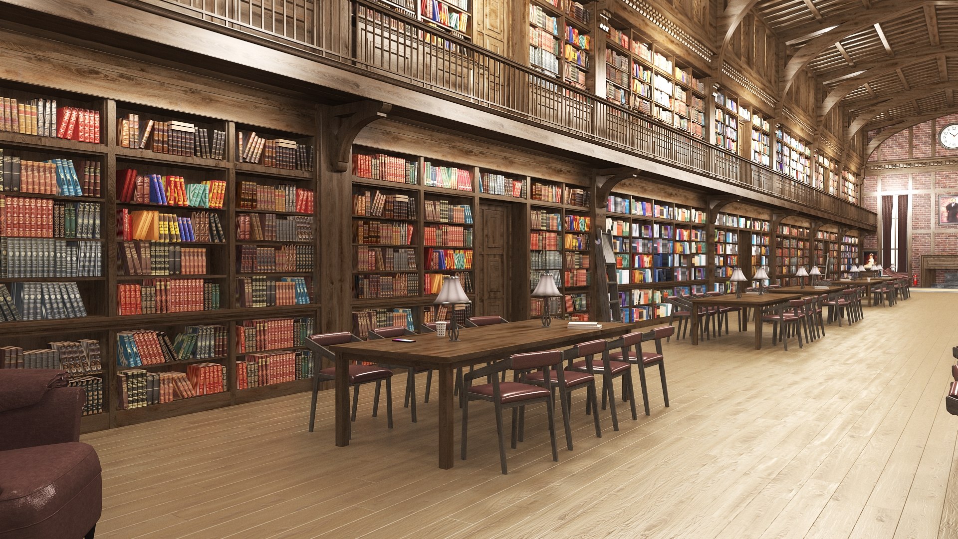 Bookstore And Library Collection Model - TurboSquid 2227834