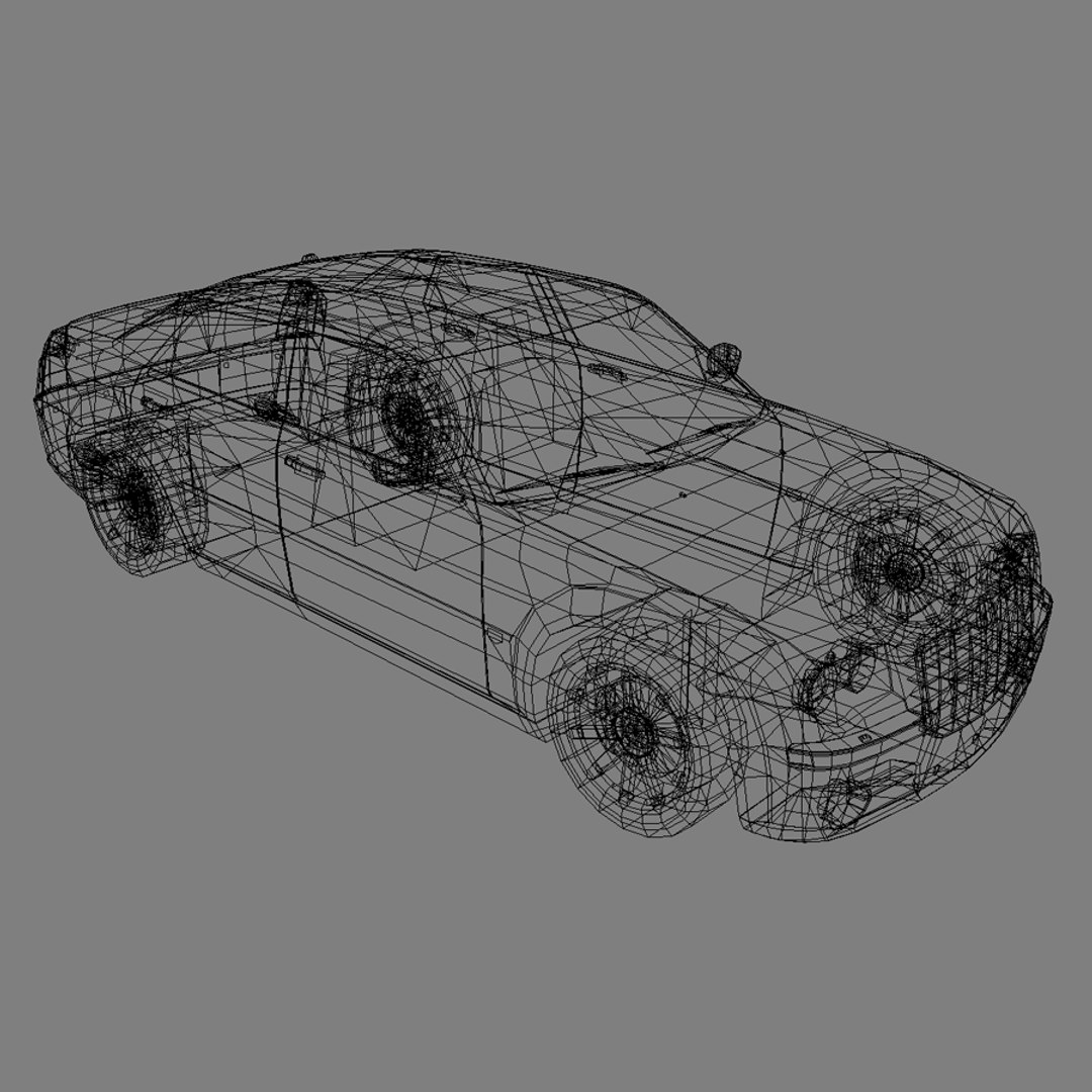 3ds Max Luxury Muscle Car Chrysler