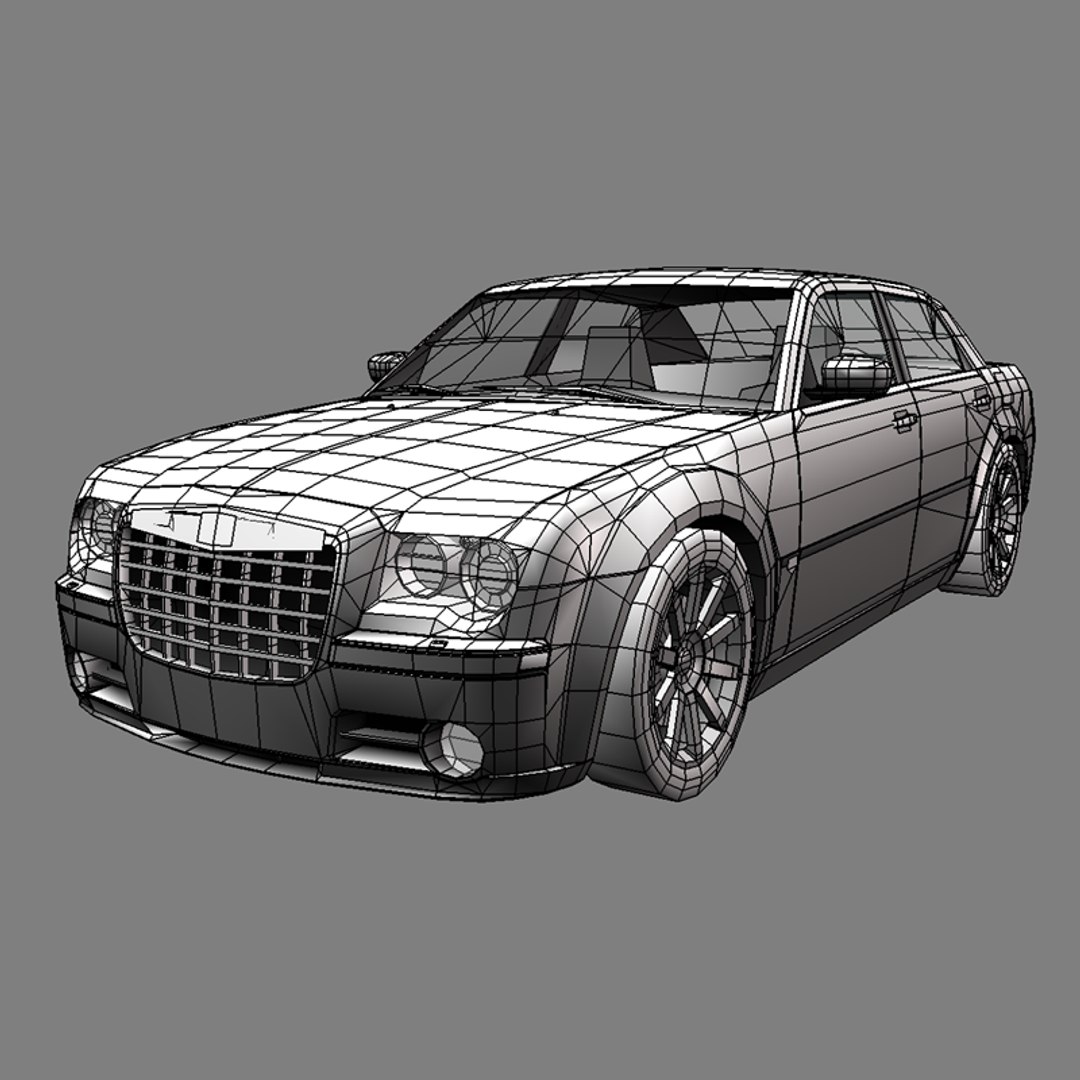 3ds Max Luxury Muscle Car Chrysler