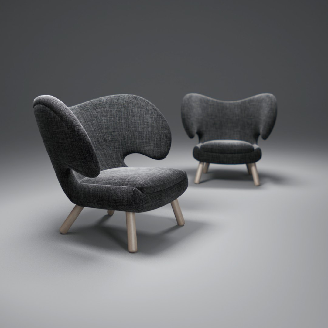 3d Model Of Pelican-chair