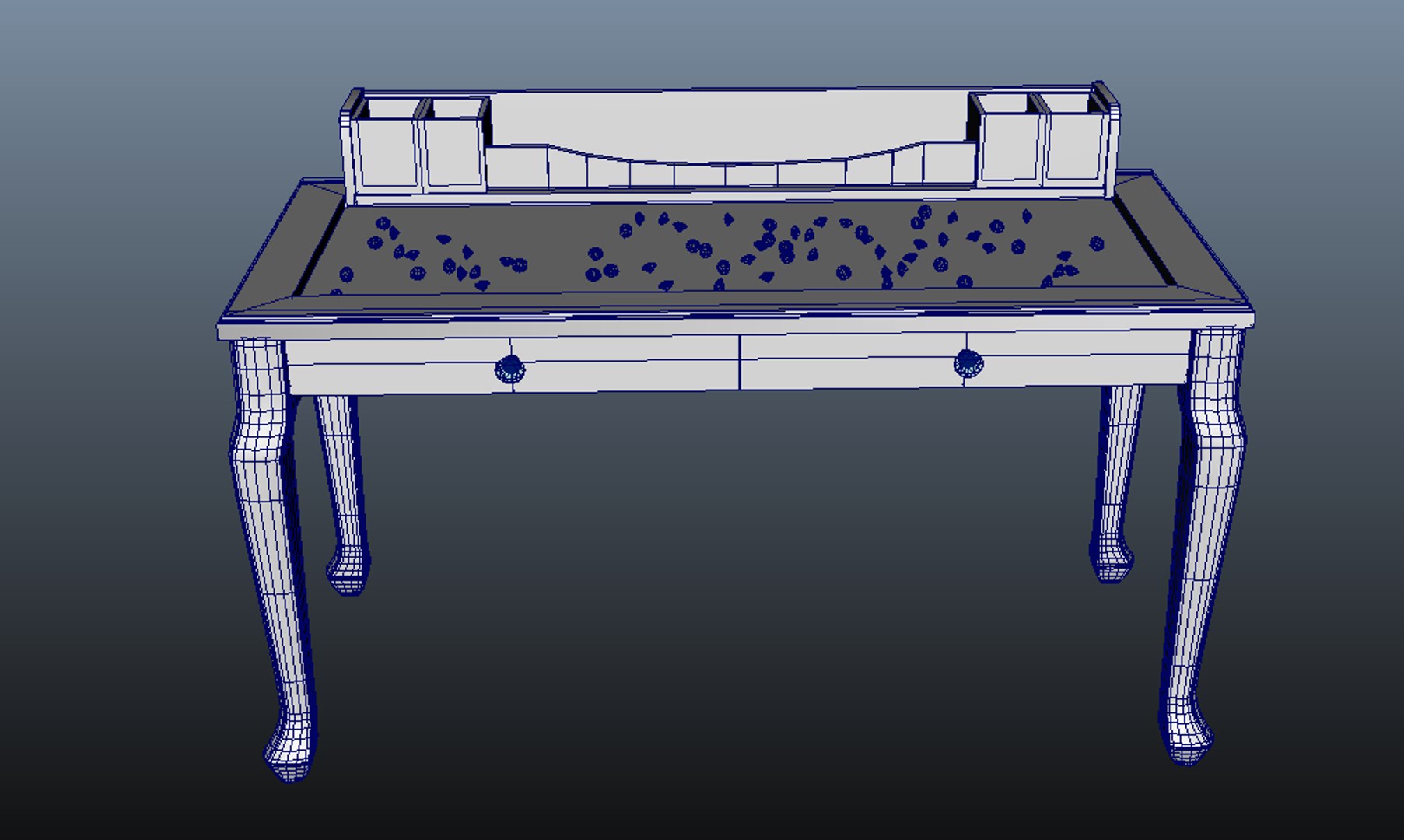 Girls Writing Desk Obj