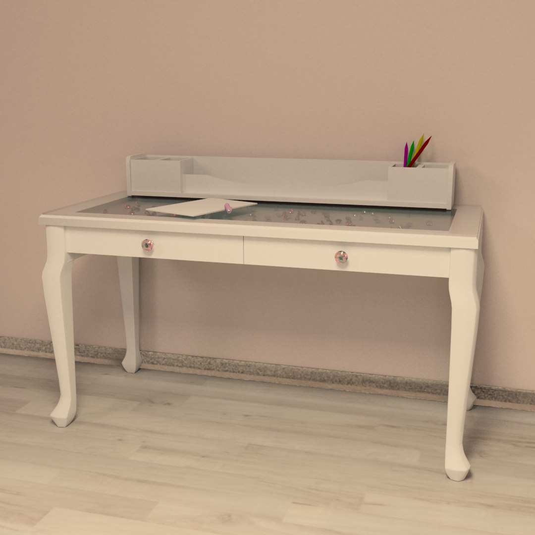 Girls Writing Desk Obj