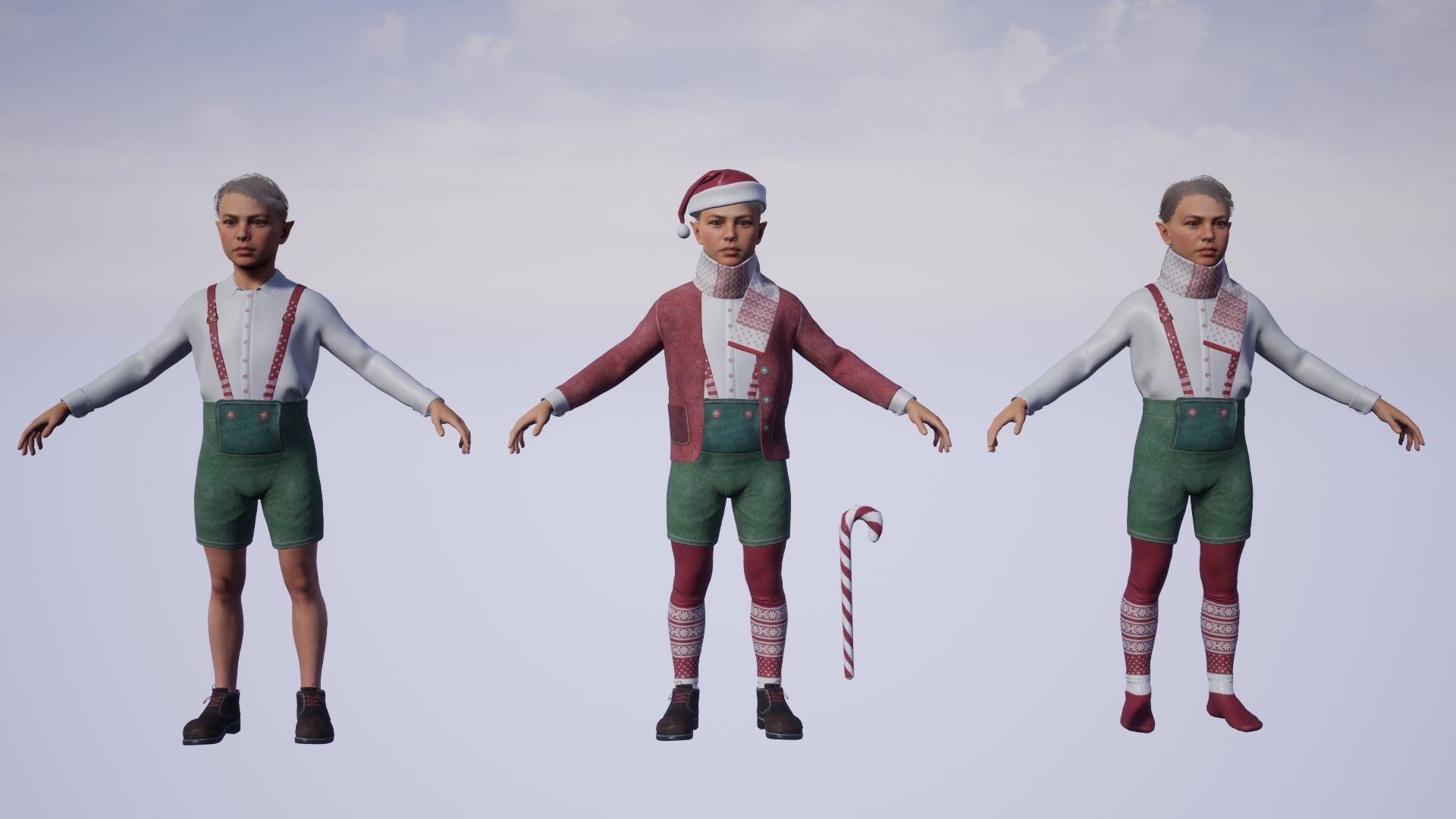 3D Christmas Elf - TurboSquid 2152435