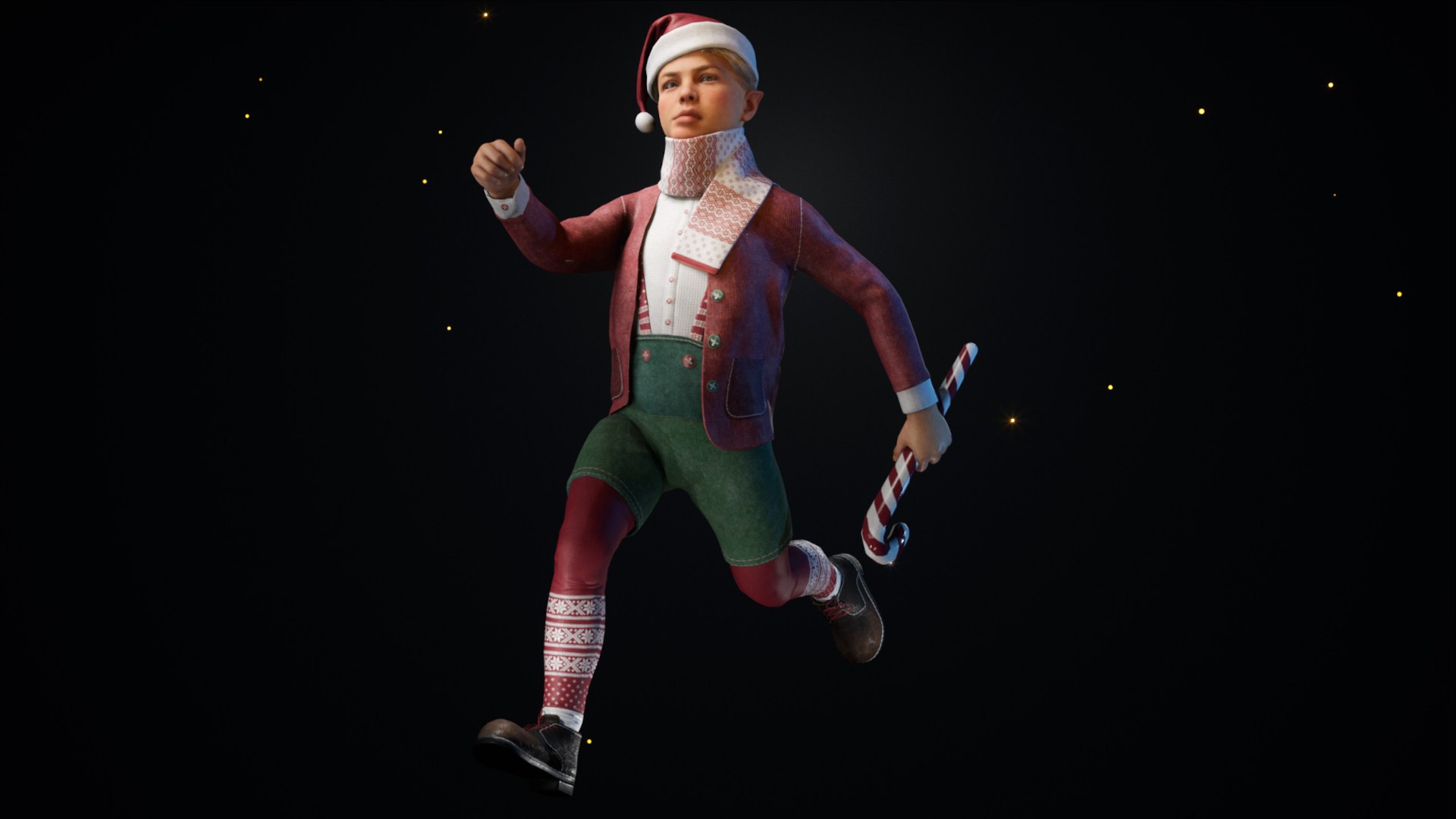 3D Christmas Elf - TurboSquid 2152435