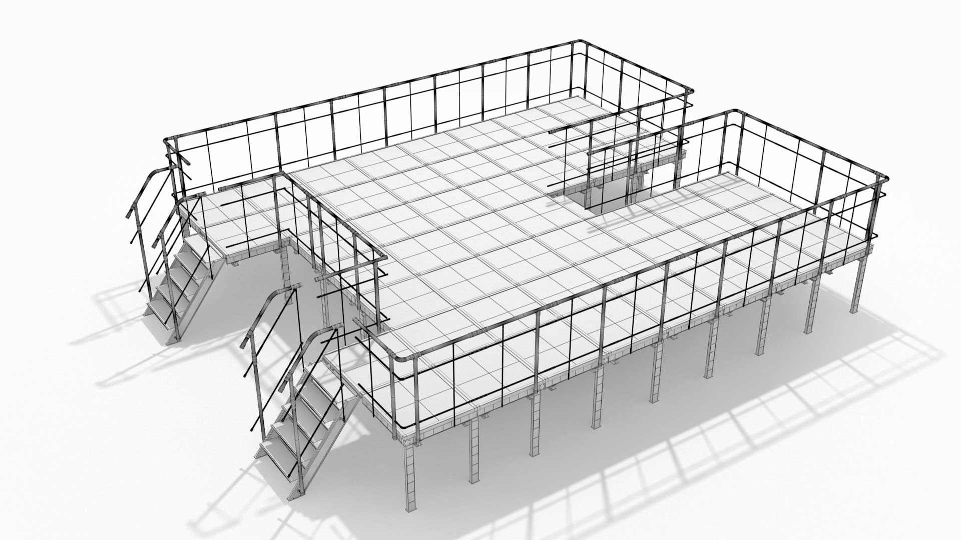 Industrial Platform Construction And Kit PBR 3D Model - TurboSquid 2377214
