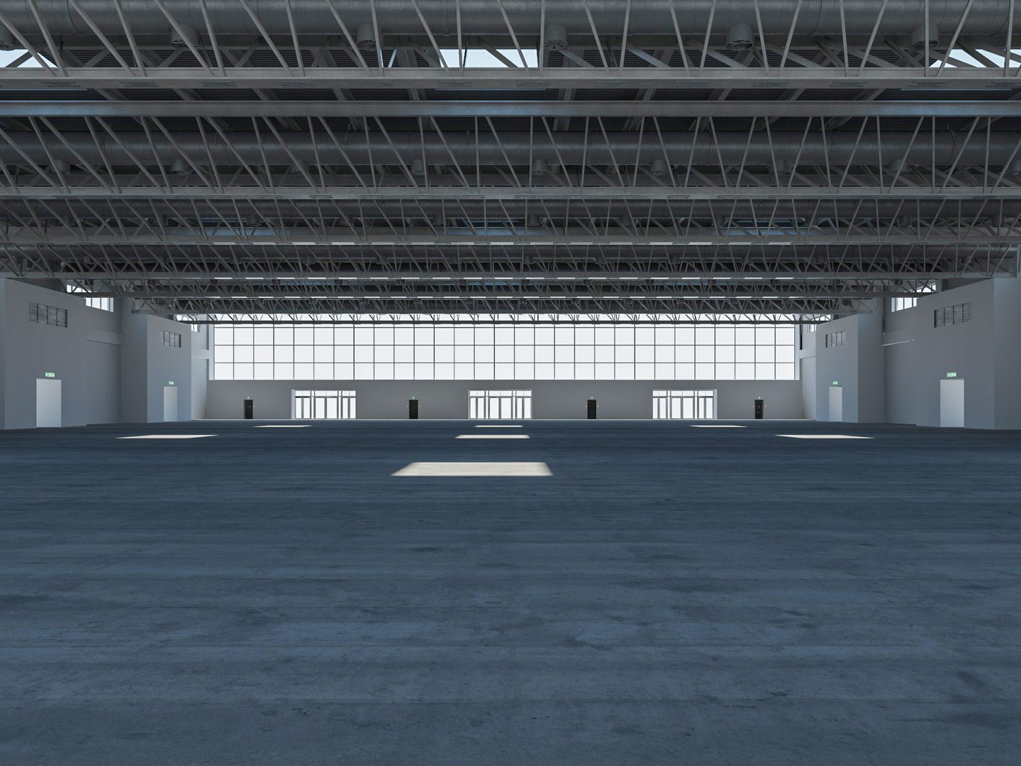 Exhibition Hall Warehouse 26 3D model - TurboSquid 2079502