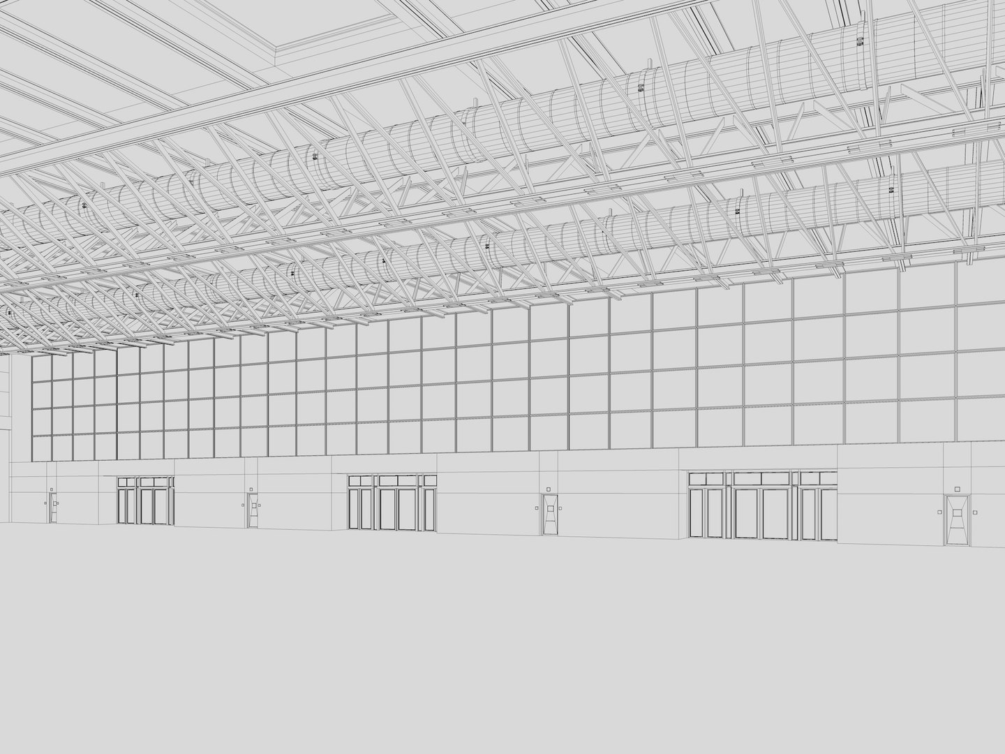 Exhibition Hall Warehouse 26 3D Model - TurboSquid 2079502