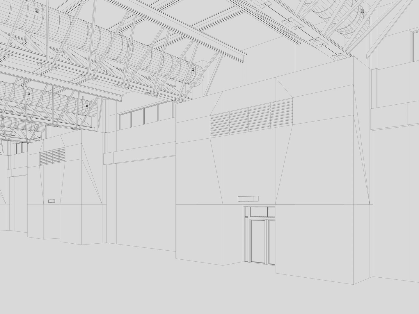 Exhibition Hall Warehouse 26 3D Model - TurboSquid 2079502