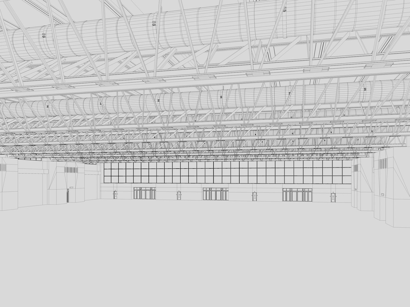 Exhibition Hall Warehouse 26 3D Model - TurboSquid 2079502