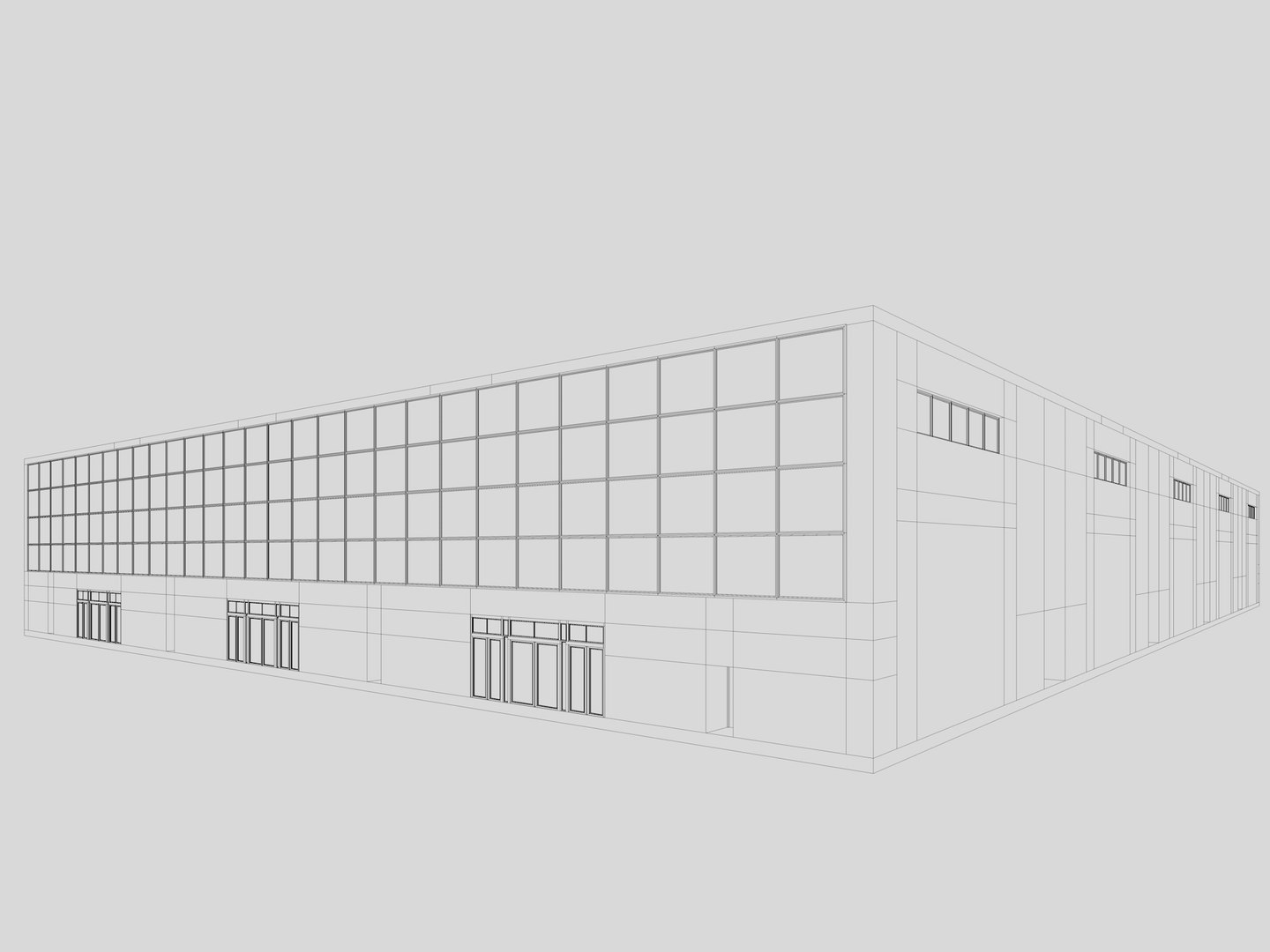 Exhibition Hall Warehouse 26 3D Model - TurboSquid 2079502