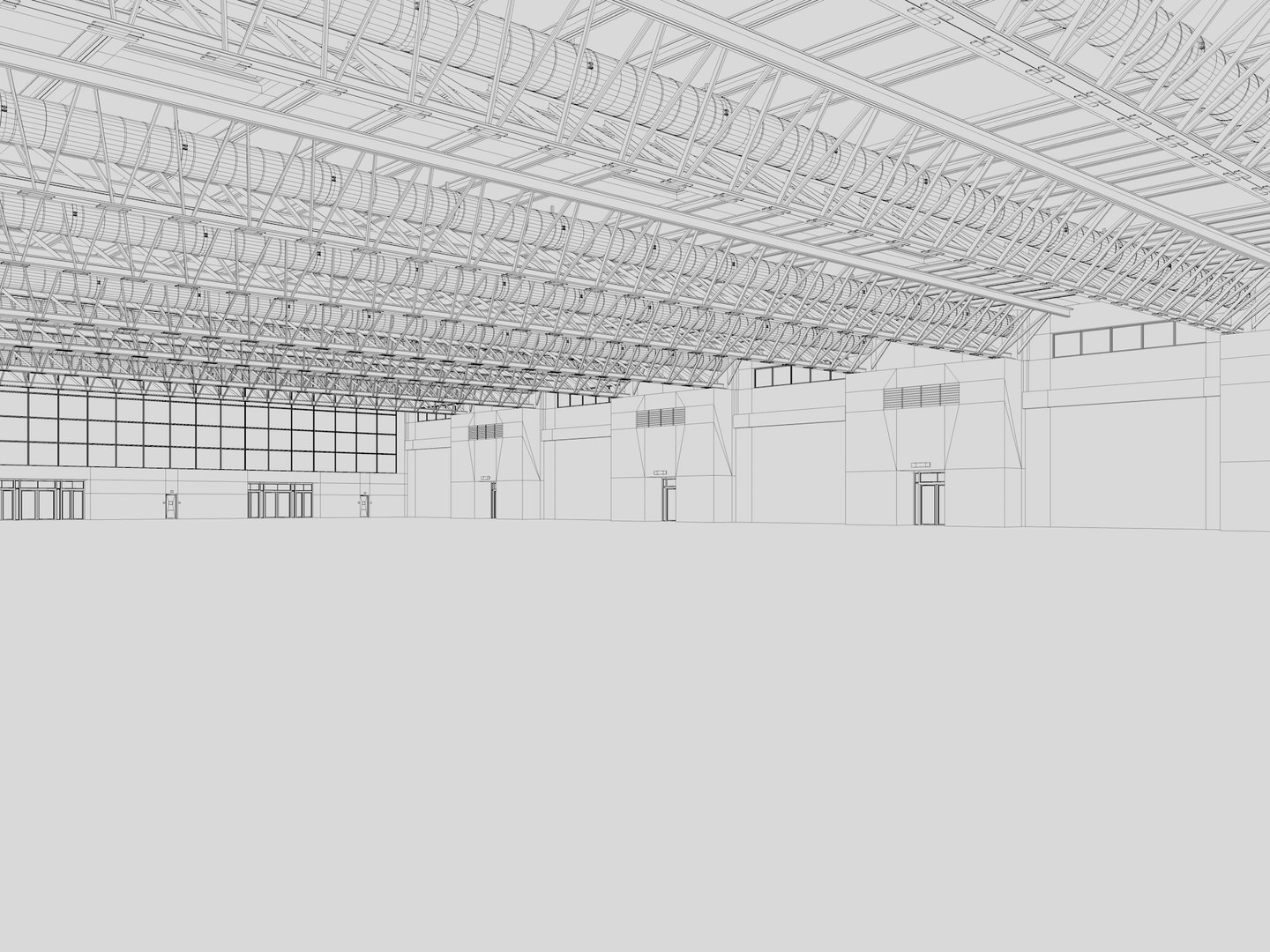 Exhibition Hall Warehouse 26 3D Model - TurboSquid 2079502