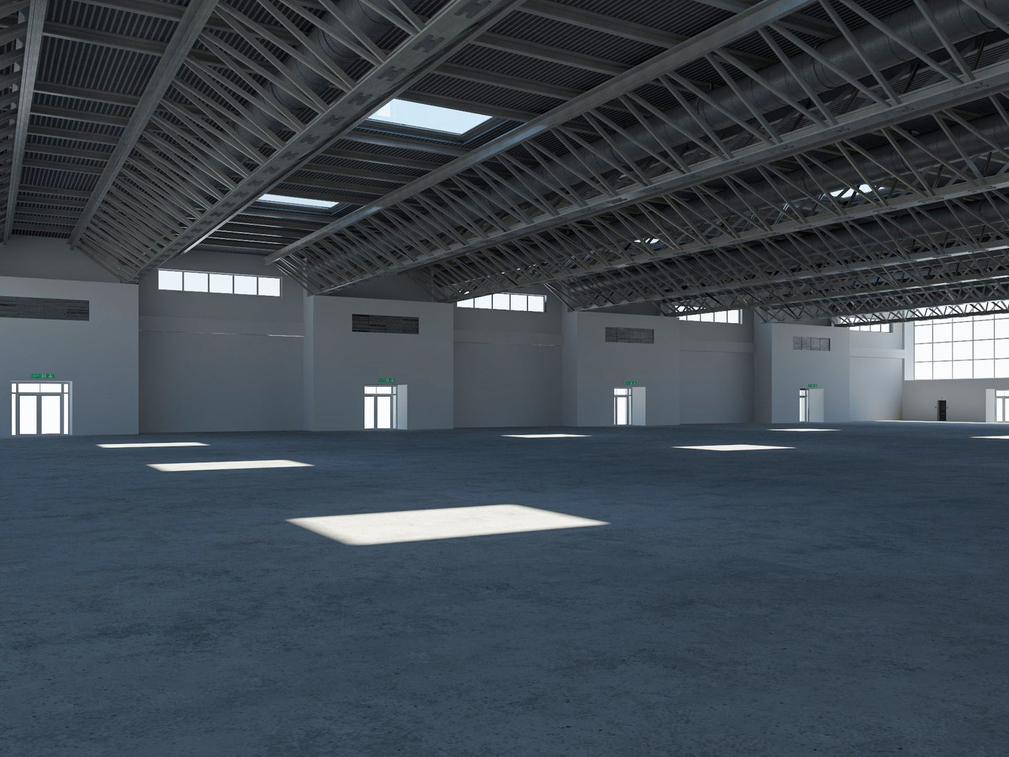 Exhibition Hall Warehouse 26 3D Model - TurboSquid 2079502