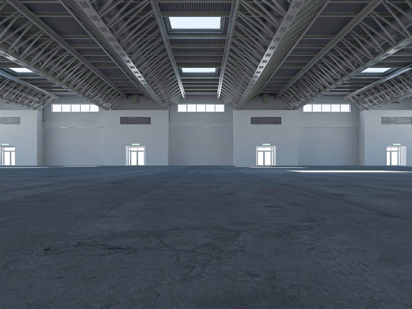 Exhibition Hall Warehouse 26 3D model - TurboSquid 2079502