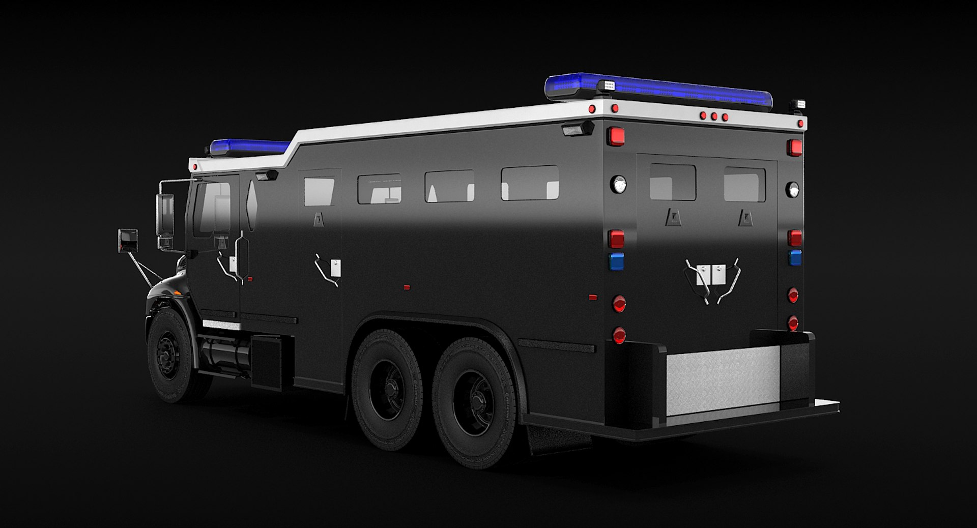 3D Swat Truck Model - TurboSquid 1155646