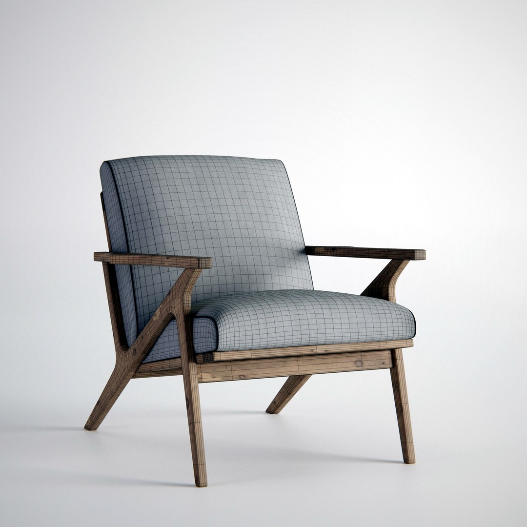 3D Lounge Z Chair Model - TurboSquid 2194964