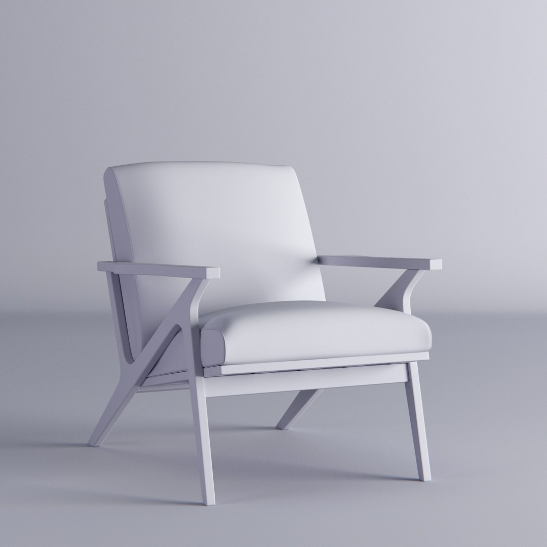 3D Lounge Z Chair Model - TurboSquid 2194964