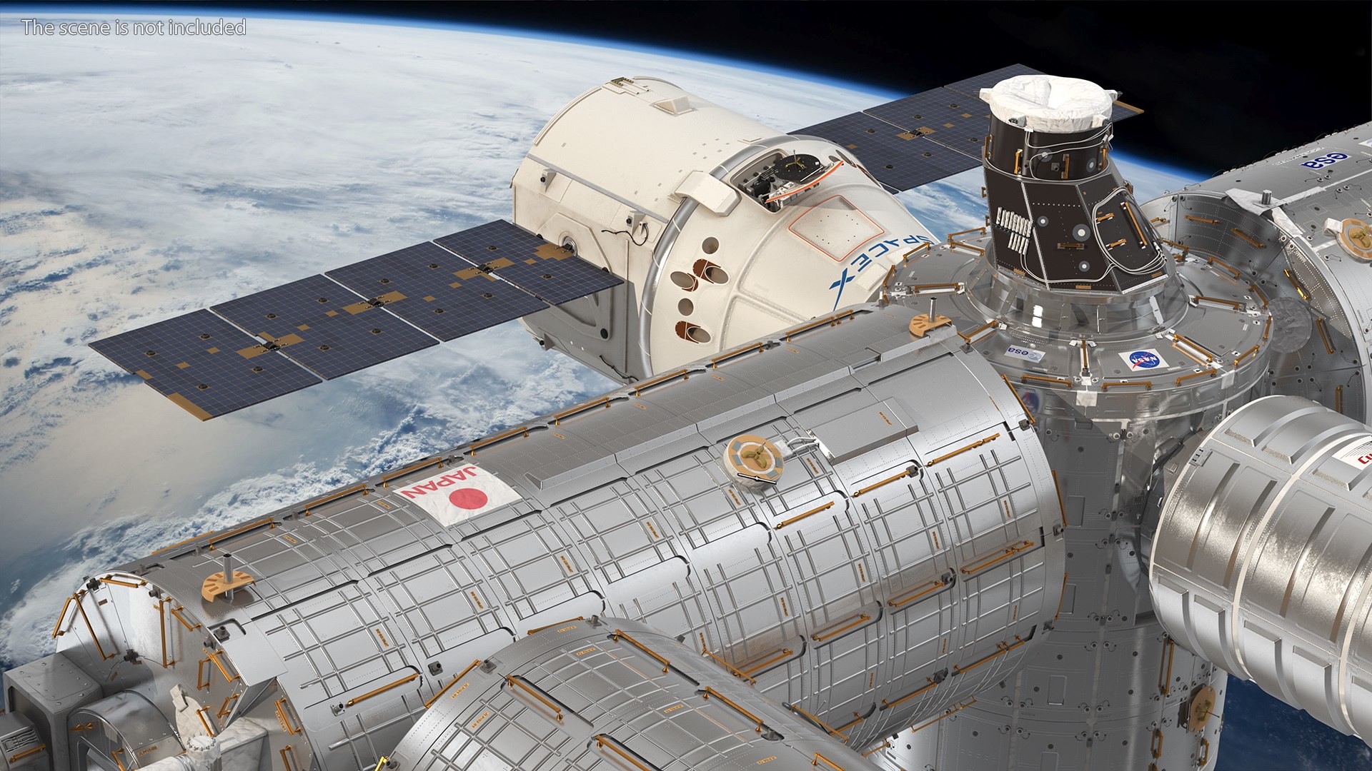 International Space Station Modules model - TurboSquid 1853399