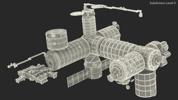 International Space Station Modules model - TurboSquid 1853399